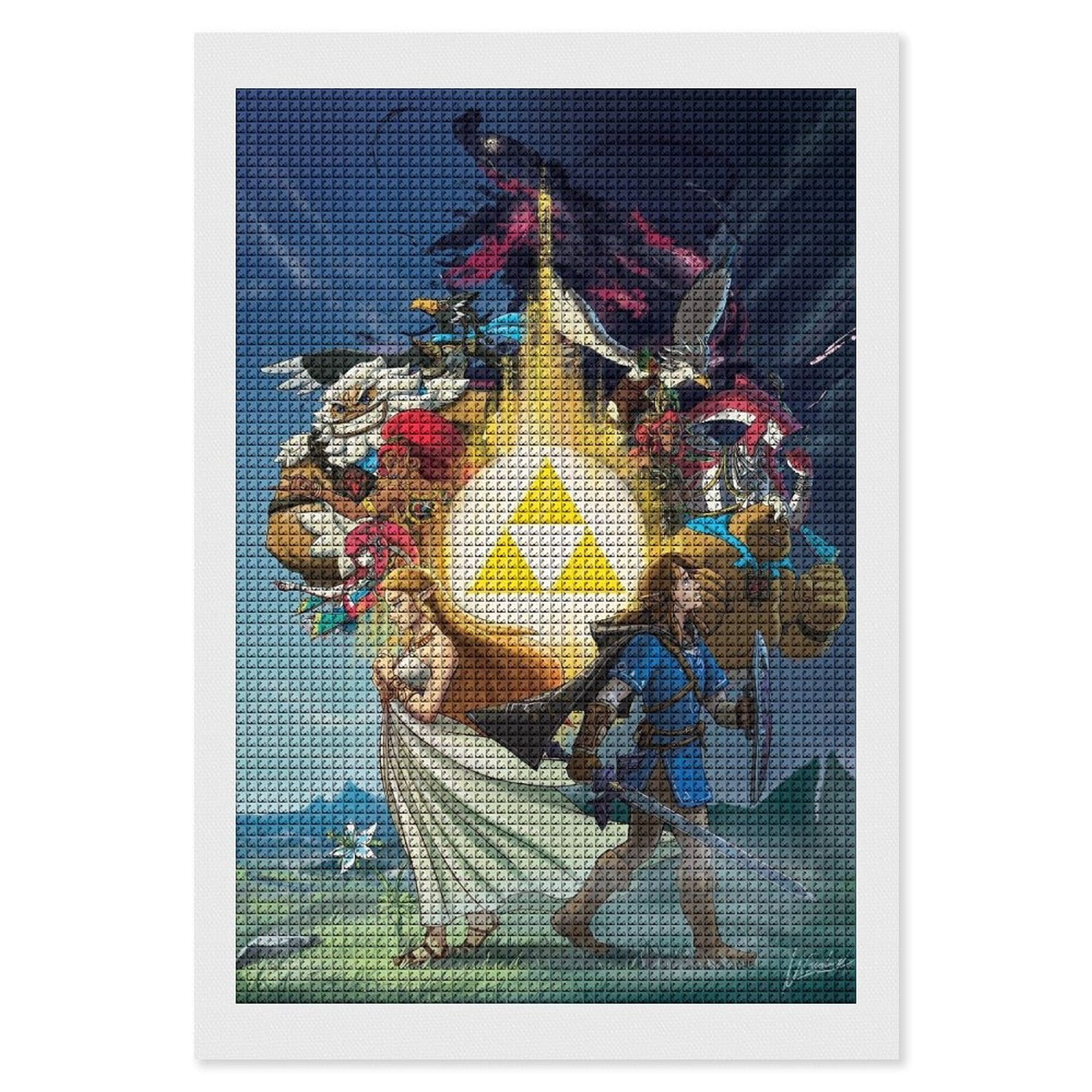 Diamond Art Kits for Adults The Legend of Zelda Full Drill Diamond Arts ...