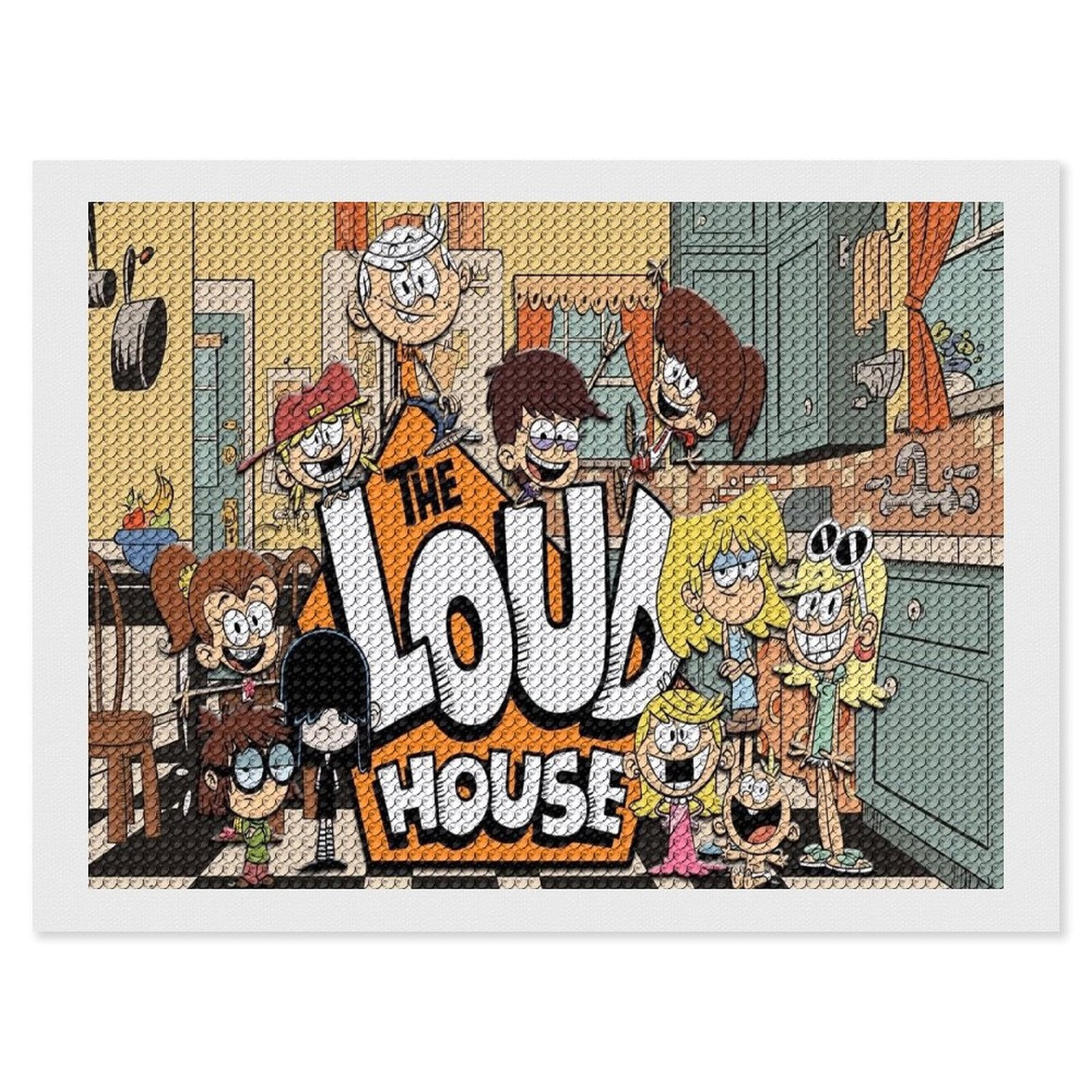 Diamond Art Kits for Adults - The Loud House Full Drill Diamond Arts ...
