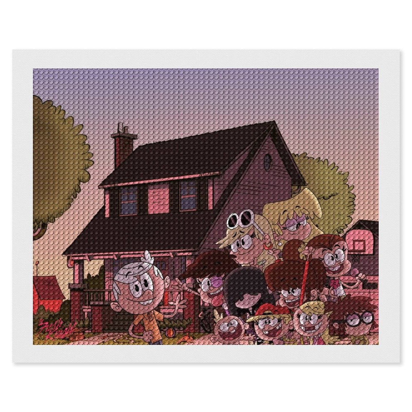 Diamond Art Kits for Adults - The Loud House Full Drill Diamond Arts ...