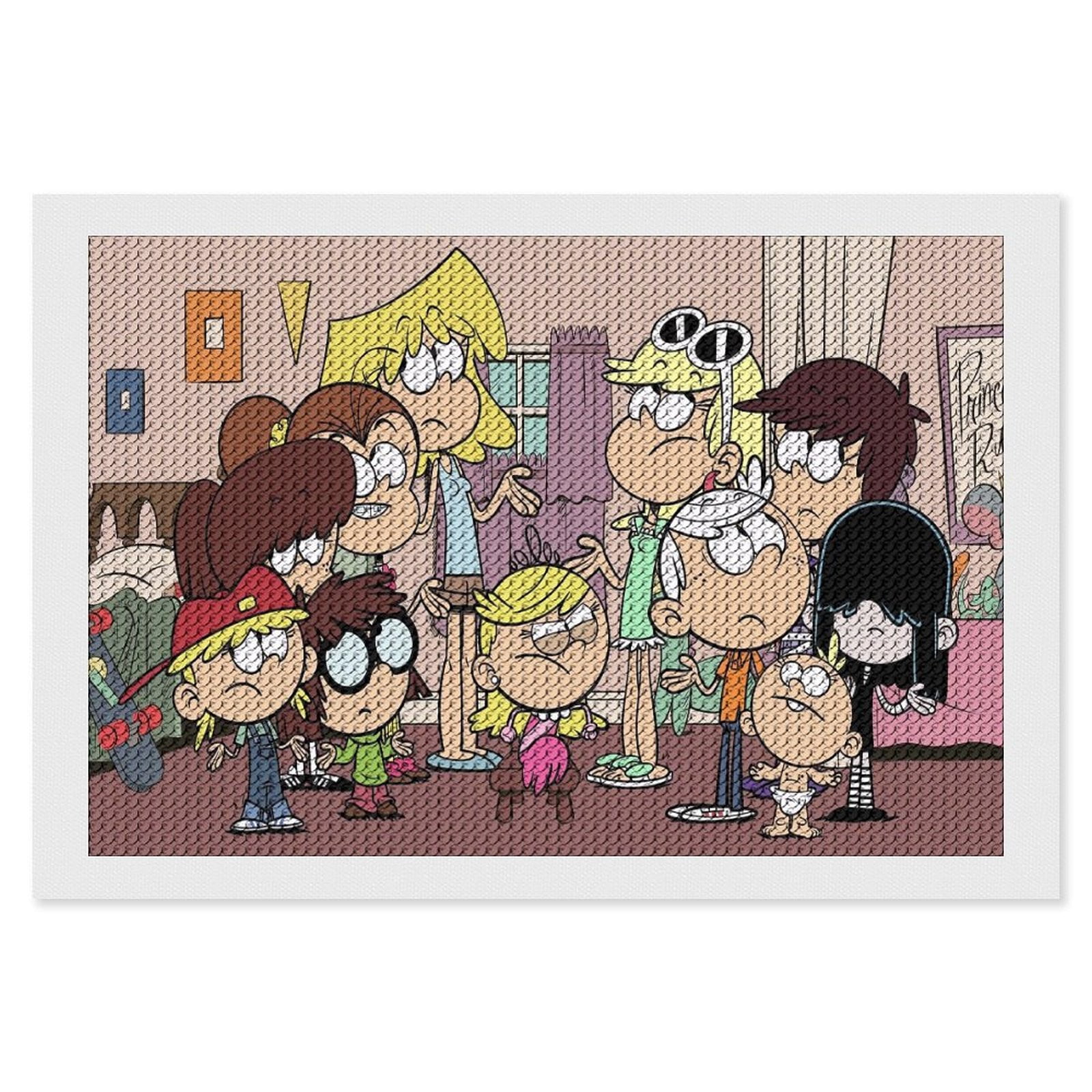 Diamond Art Kits for Adults - The Loud House Full Drill Diamond Arts ...