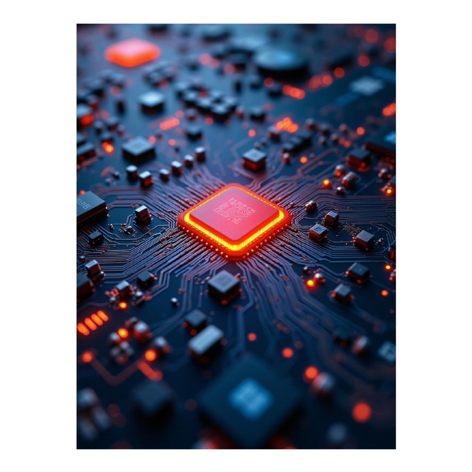 Diamond Art Kits for Adults - Microchip Circuit Technology Glow 5d ...