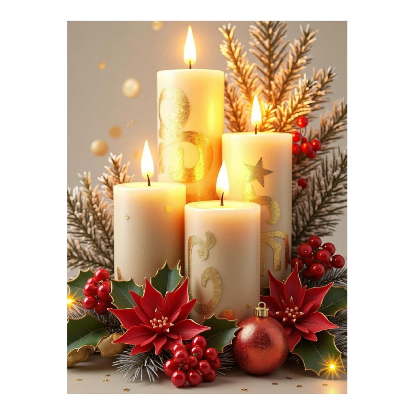 Diamond Art Kits for Adults - Modern Candle Print No.6 5D Frameless ...