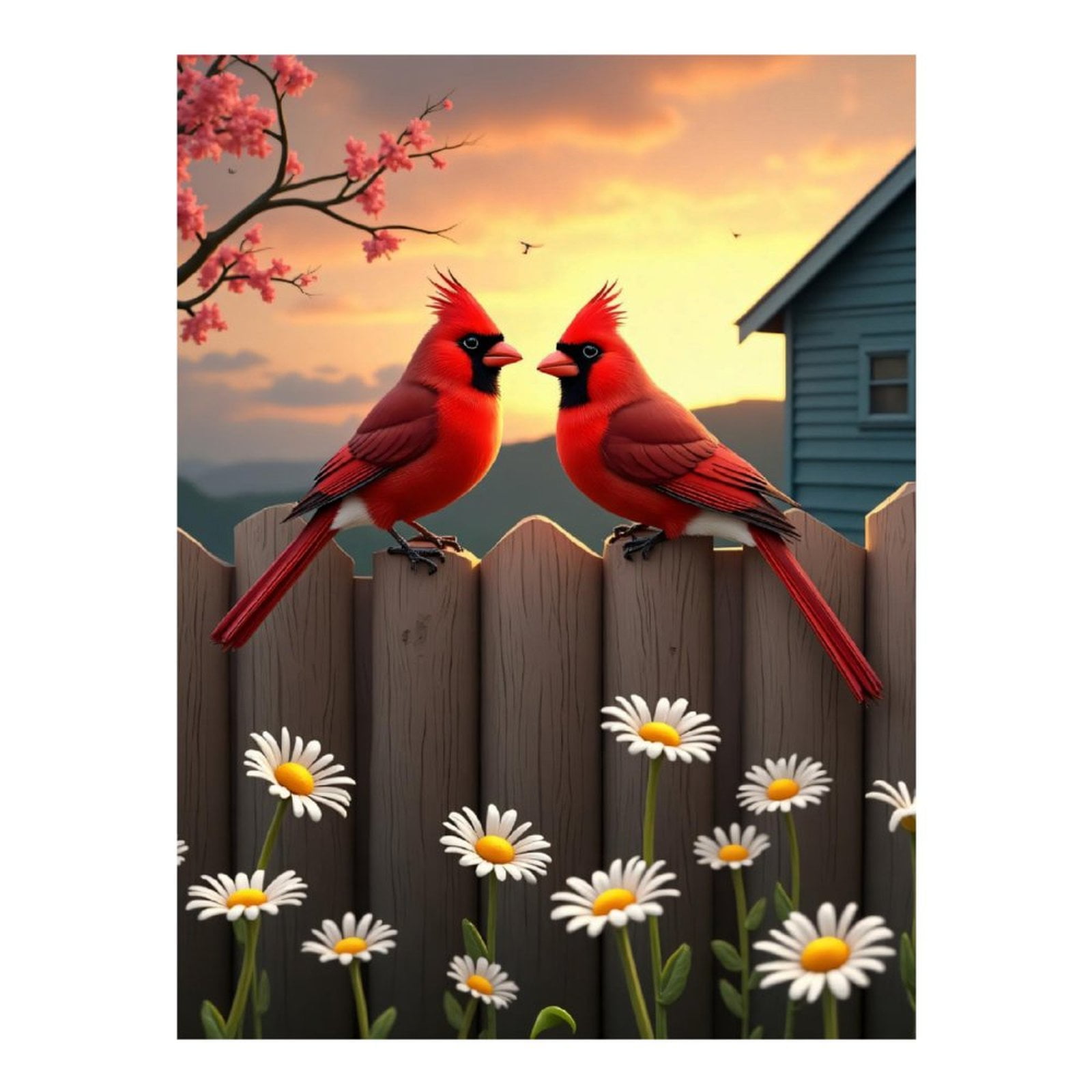 Diamond Art Kits for Adults - Modern Cardinal Bird Red Print No.103 5D ...