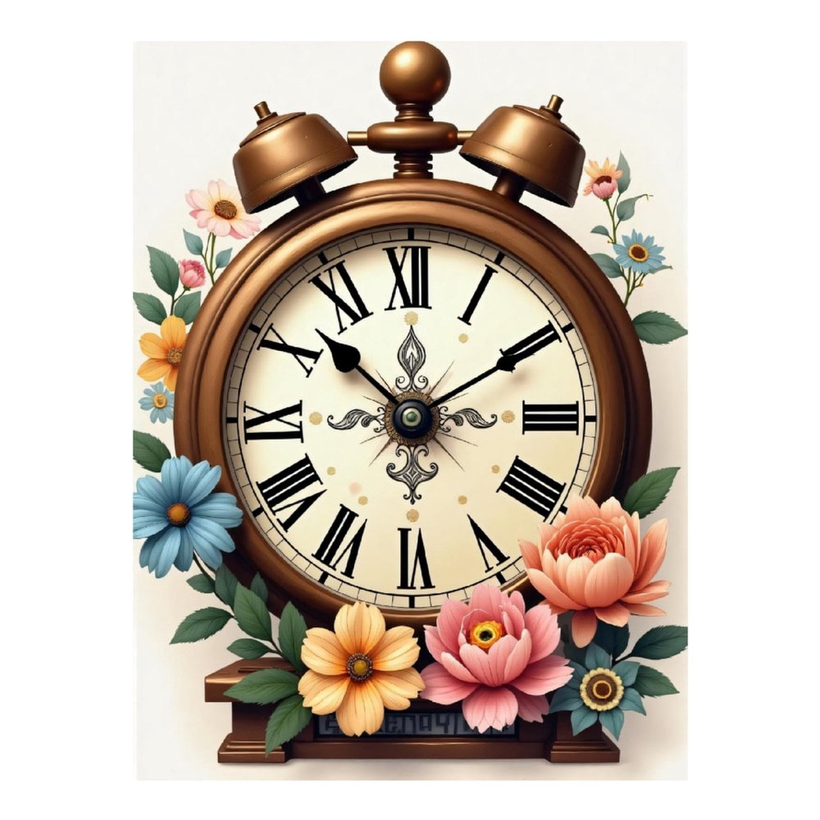 Diamond Art Kits for Adults - Modern Clock Print No.26 5D Frameless ...