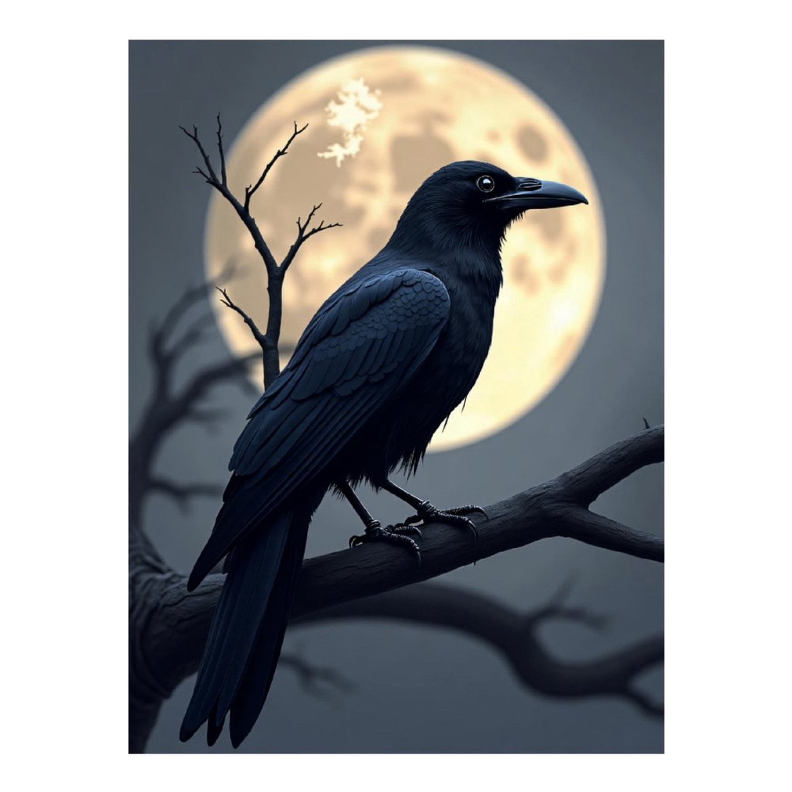 Diamond Art Kits for Adults - Modern Realistic Crow Print No.30 5D ...