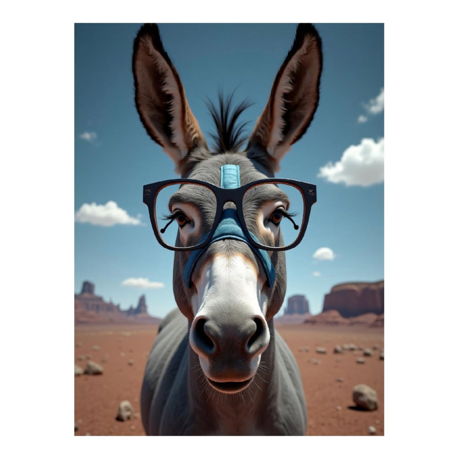 Diamond Art Kits for Adults - Modern Realistic Donkey Print No.53 5D ...