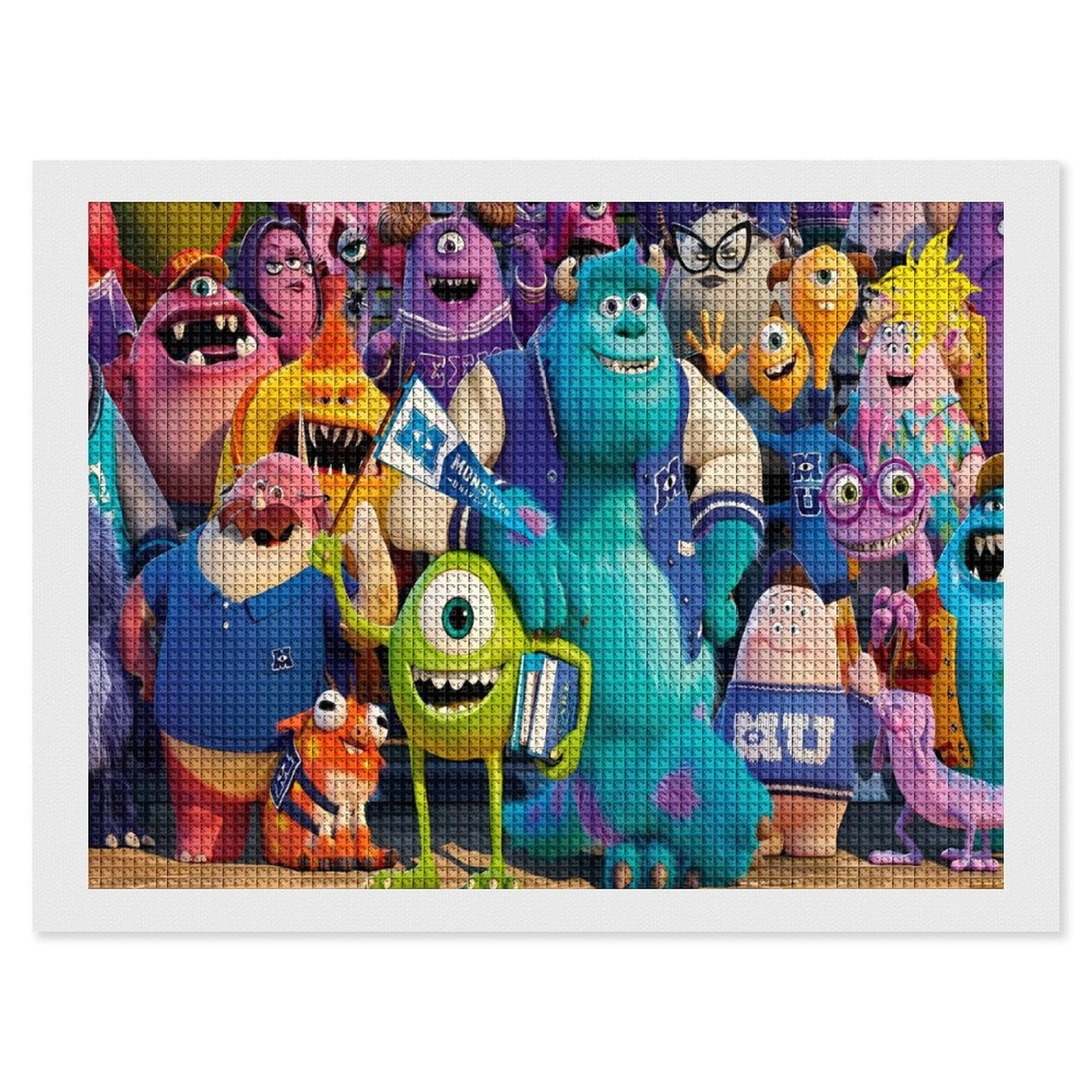 Diamond Art Kits for Adults Monsters Inc Full Drill Diamond Arts for ...
