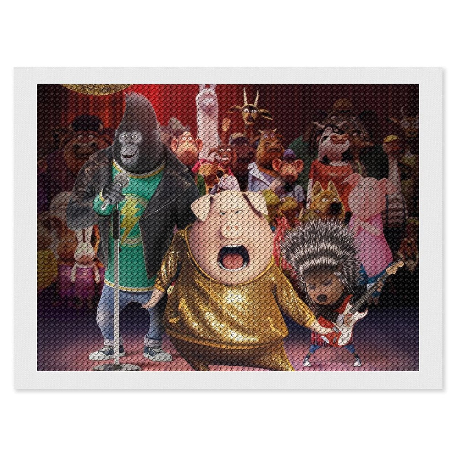 Diamond Art Kits for Adults - Movie Sing 2 Full Drill Diamond Arts for ...