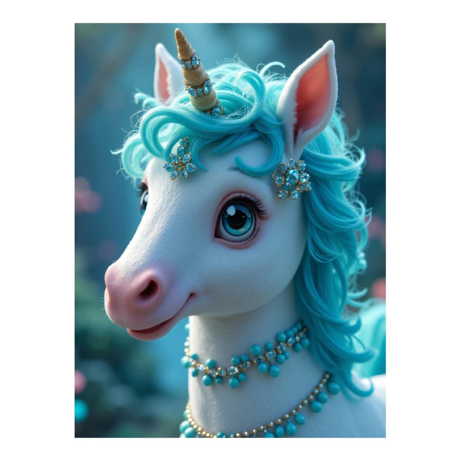 Diamond Art Kits for Adults - Mystical Creature Turquoise Adorned 5d ...