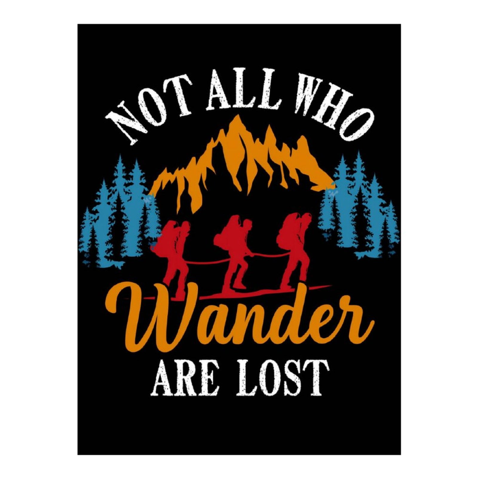 Diamond Art Kits for Adults - Not All Who Wander Are Lost Hiking ...