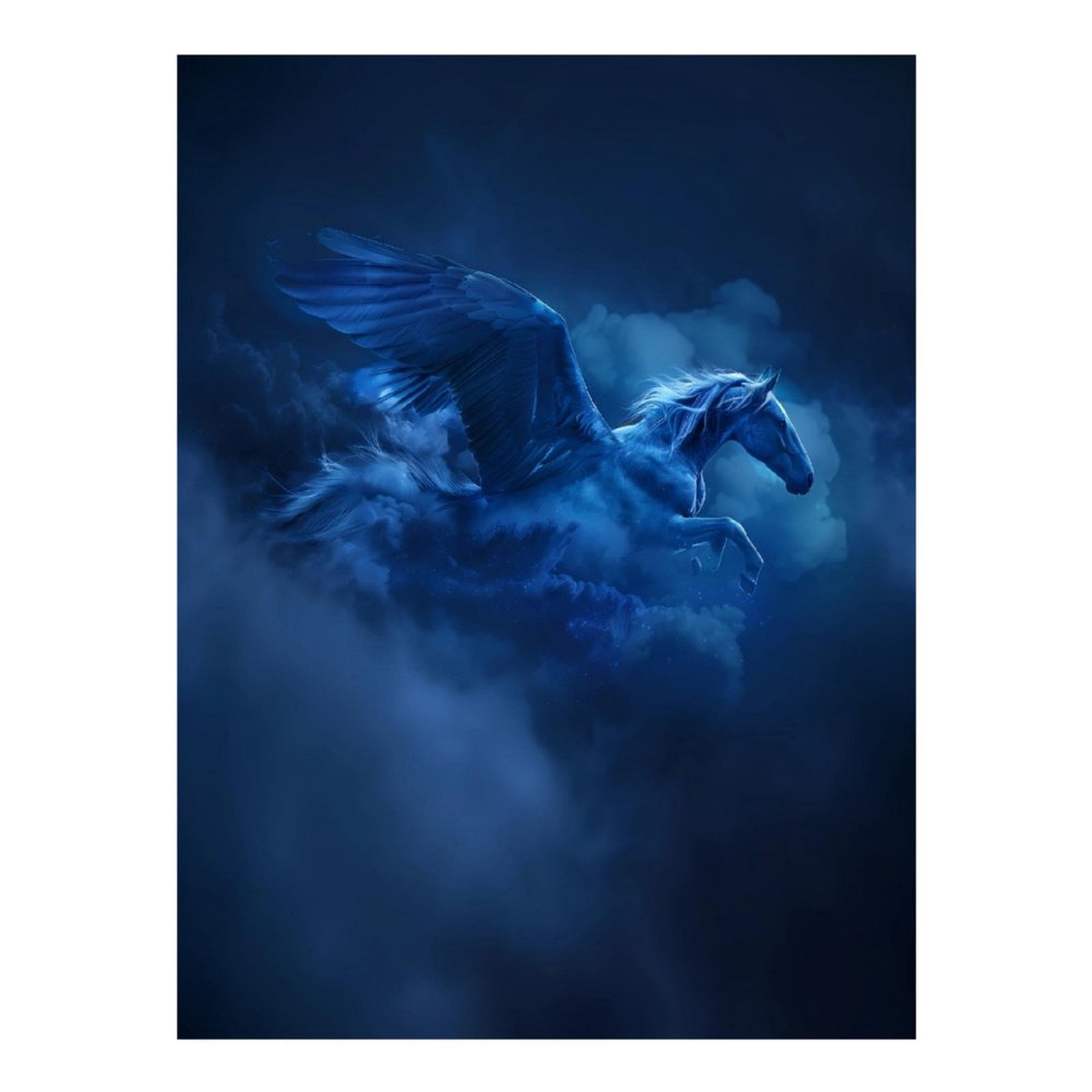 Diamond Art Kits for Adults, Pegasus Night Sky Round Full Drill Diamond ...