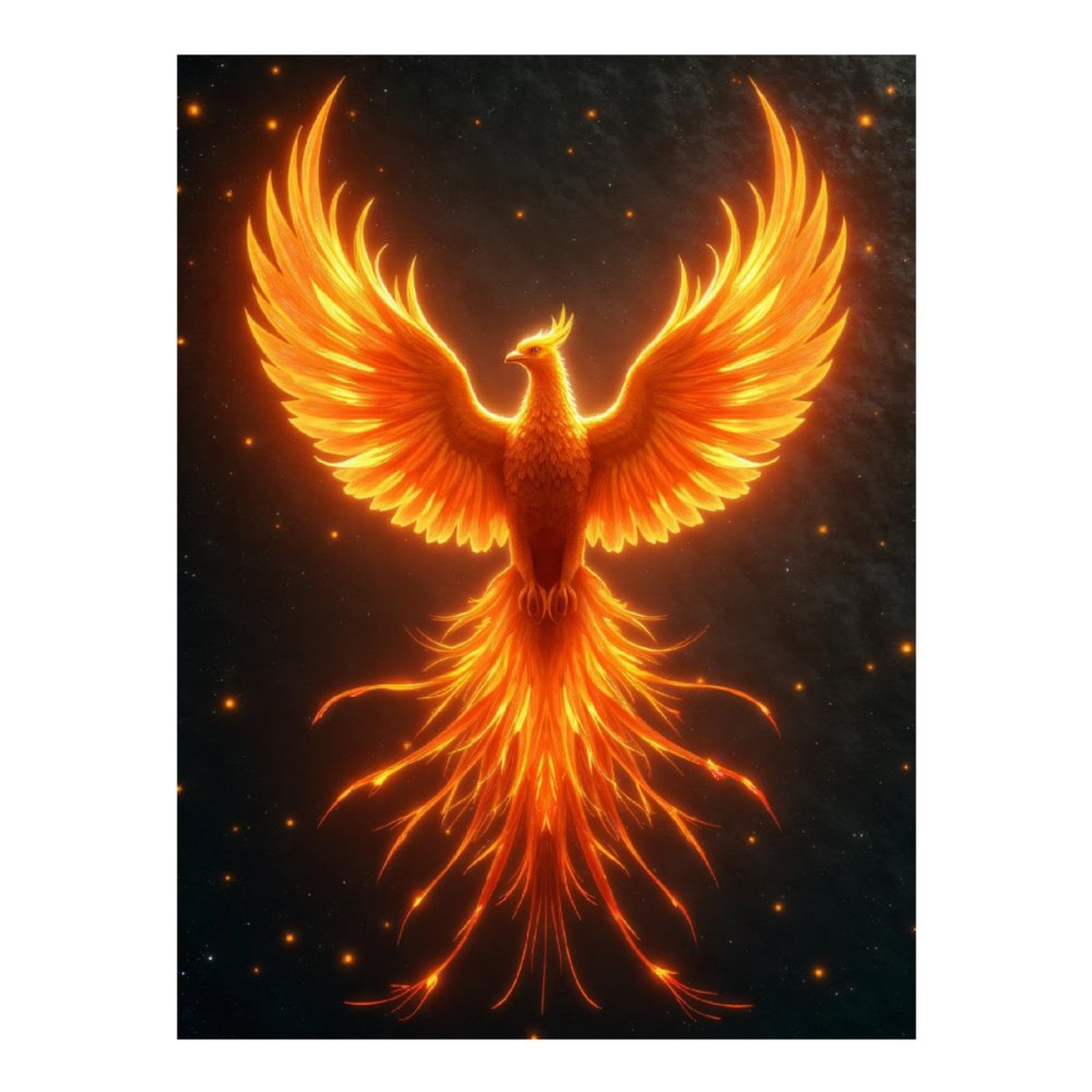 Diamond Art Kits for Adults, Phoenix Fire Bird Mythical Wings 5D ...
