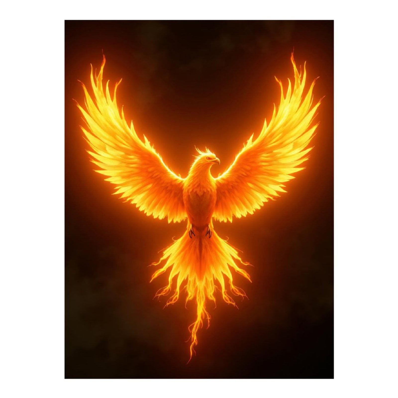 Diamond Art Kits for Adults, Phoenix Rising Flame Wings Mystical 5D ...