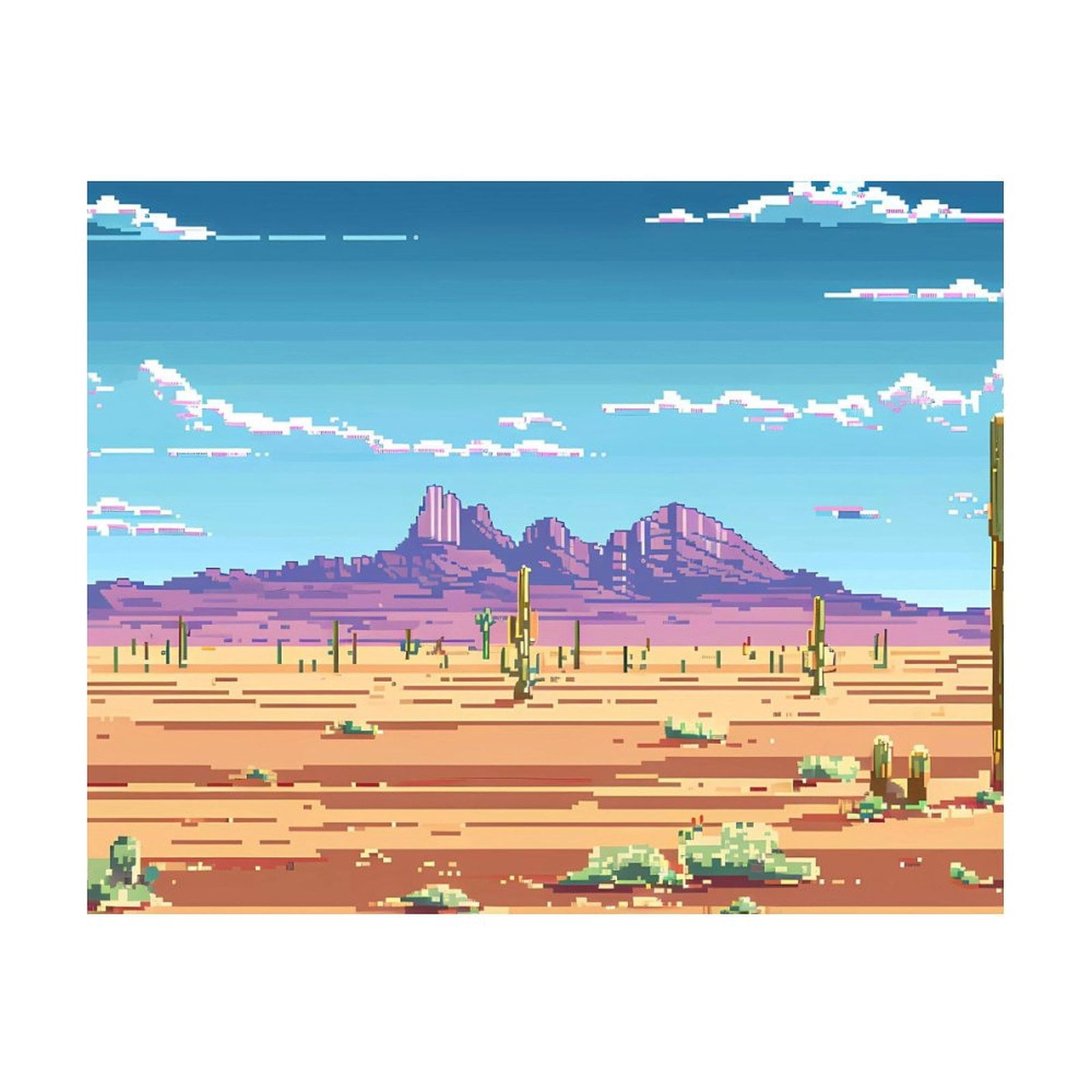 Diamond Art Kits for Adults, Pixel Desert LandscapeDiamond Painting ...