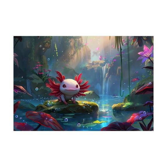 Diamond Art Kits for Adults, Pond Cute AxolotlDiamond Painting Kits for ...