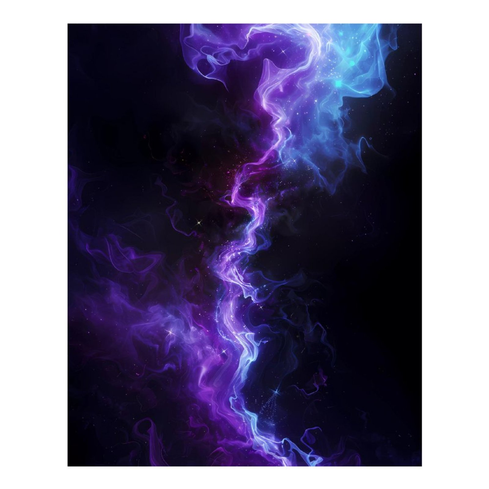 Diamond Art Kits for Adults - Purple And Blue Nebula DIY Frameless ...