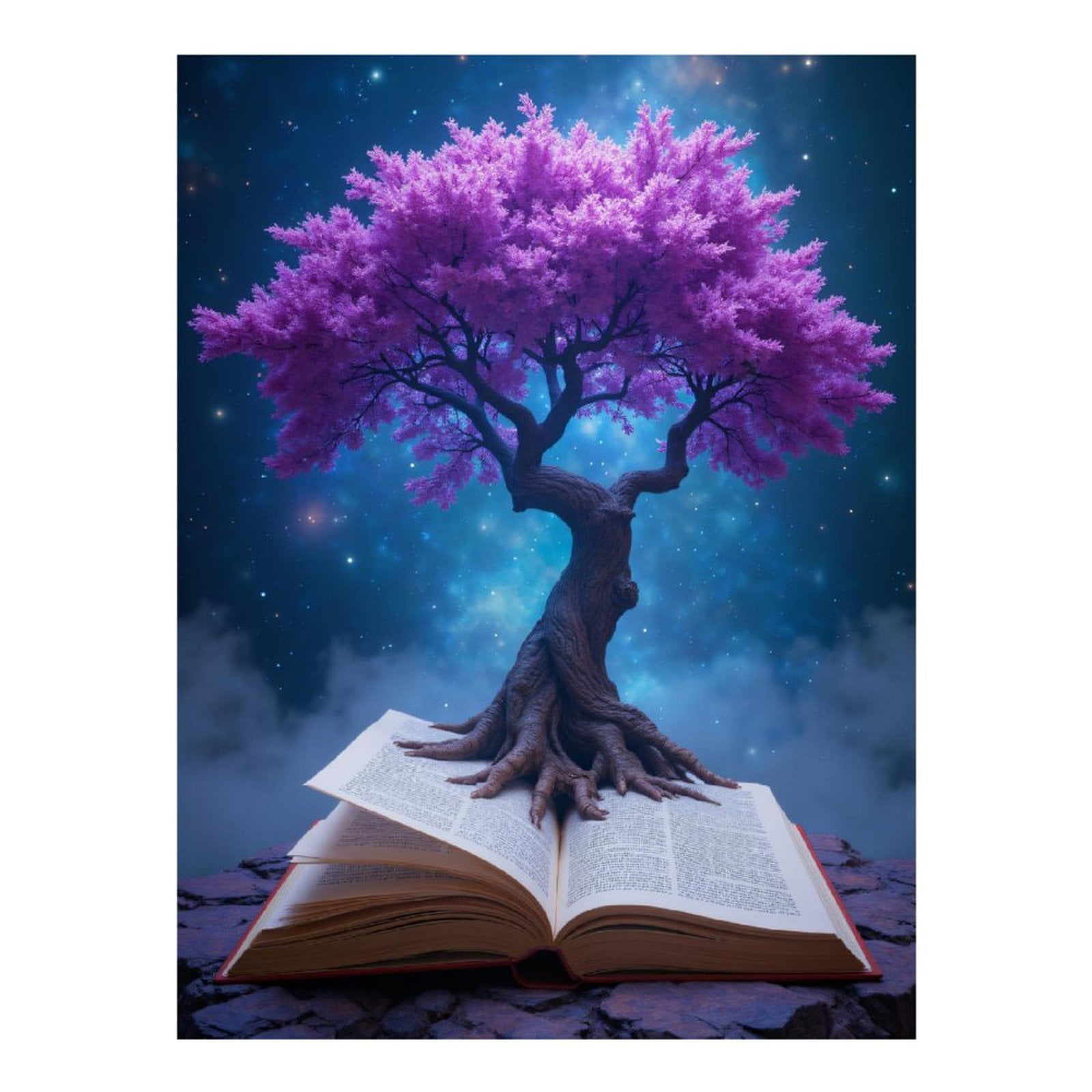 Diamond Art Kits for Adults - Purple Tree Cosmic Journey 5d Diamond ...