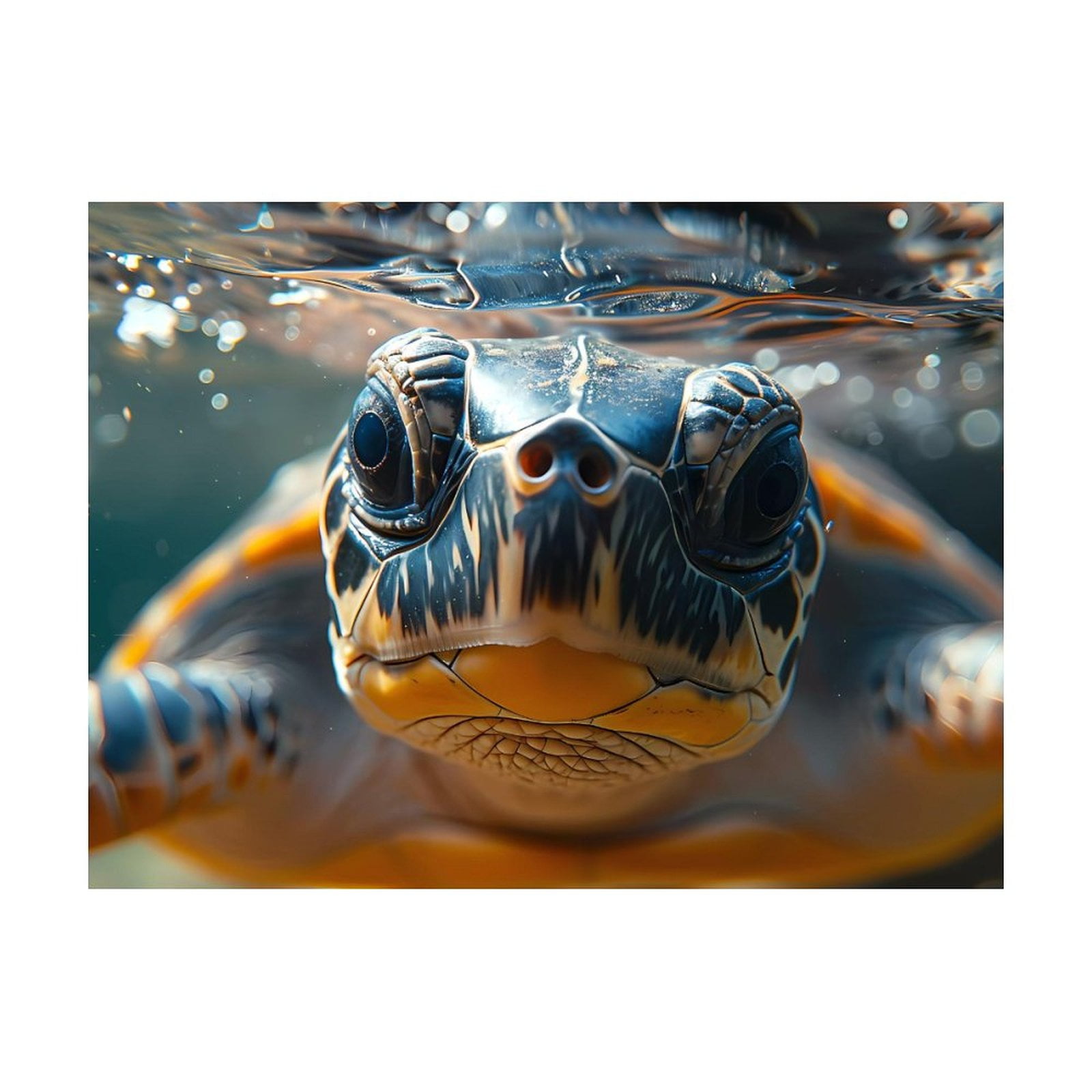Diamond Art Kits for Adults - Realistic Cute Sea Turtle DIY Diamond ...