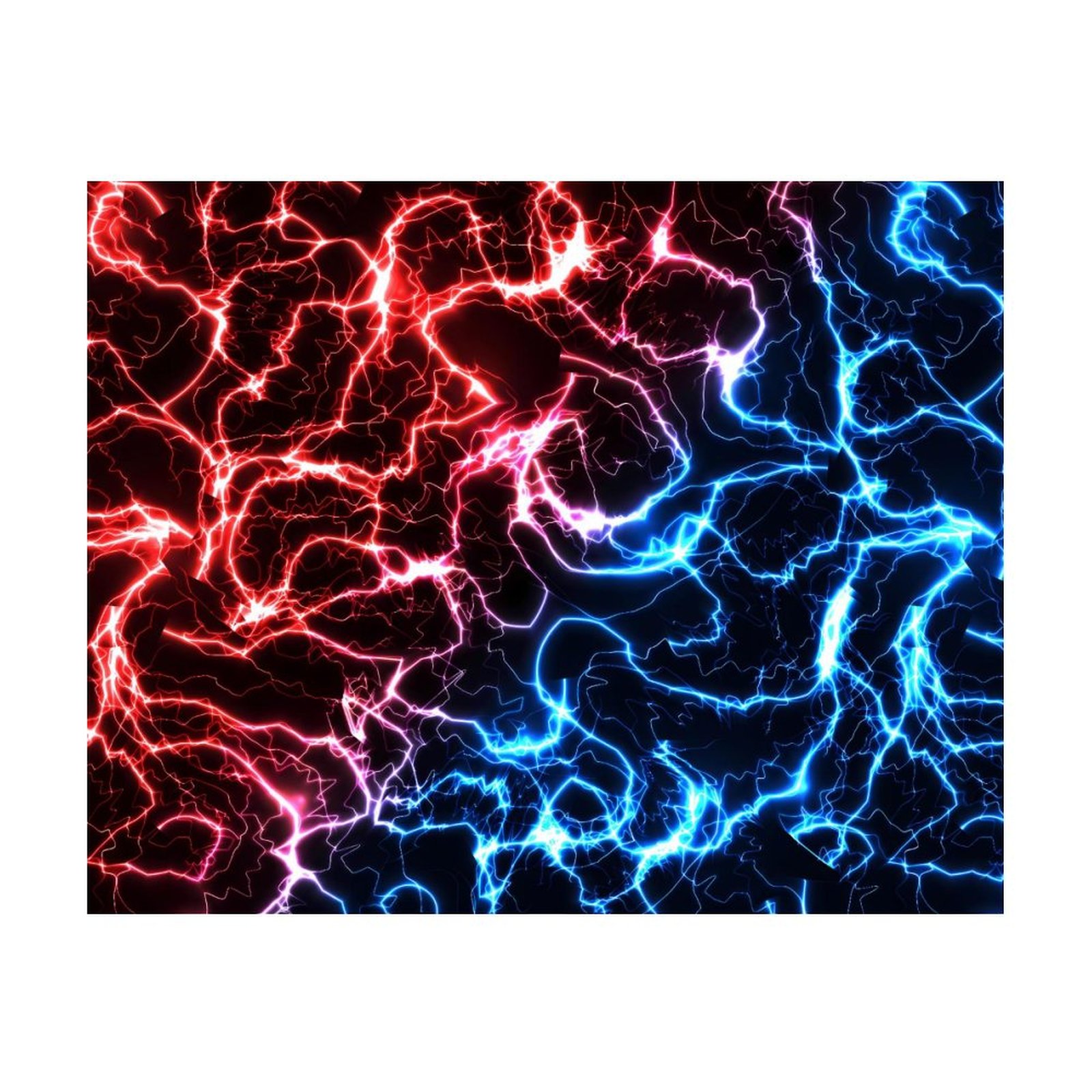 Diamond Art Kits for Adults, Red And Blue Lightning Frameless Diamond ...