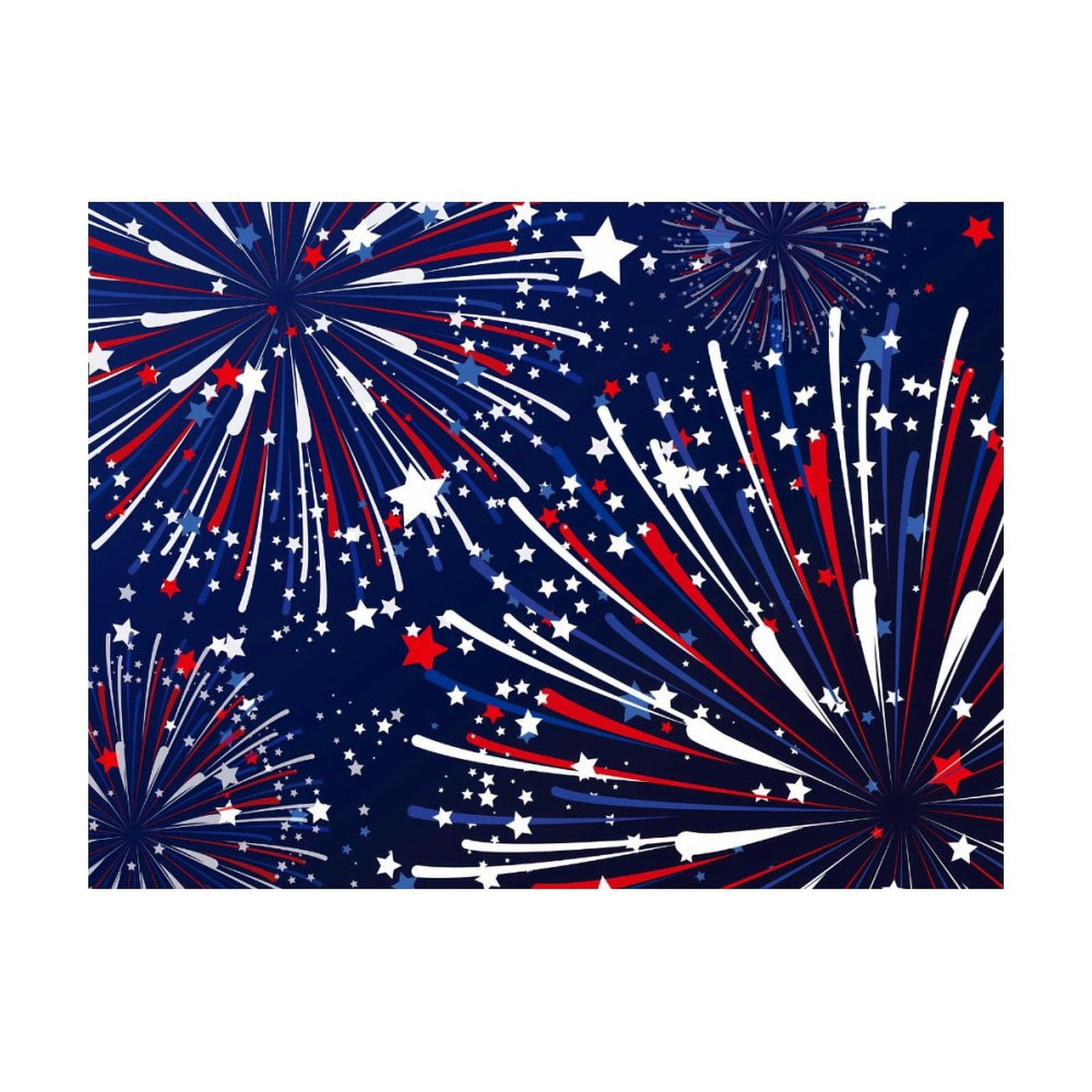 Diamond Art Kits for Adults - Red White Blue Fireworks 1 5D Frameless ...