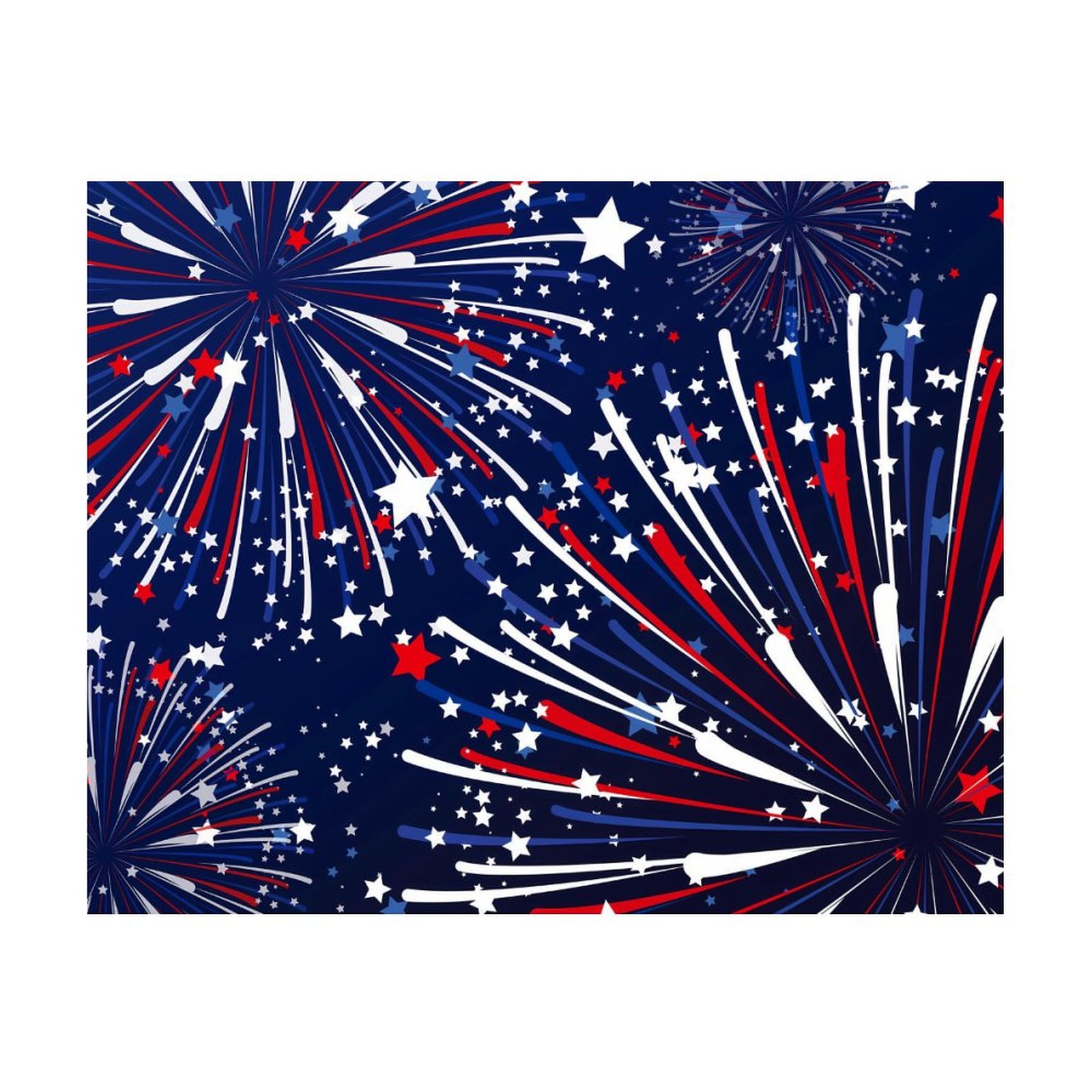 Diamond Art Kits for Adults, Red White Blue Fireworks 1 Frameless ...