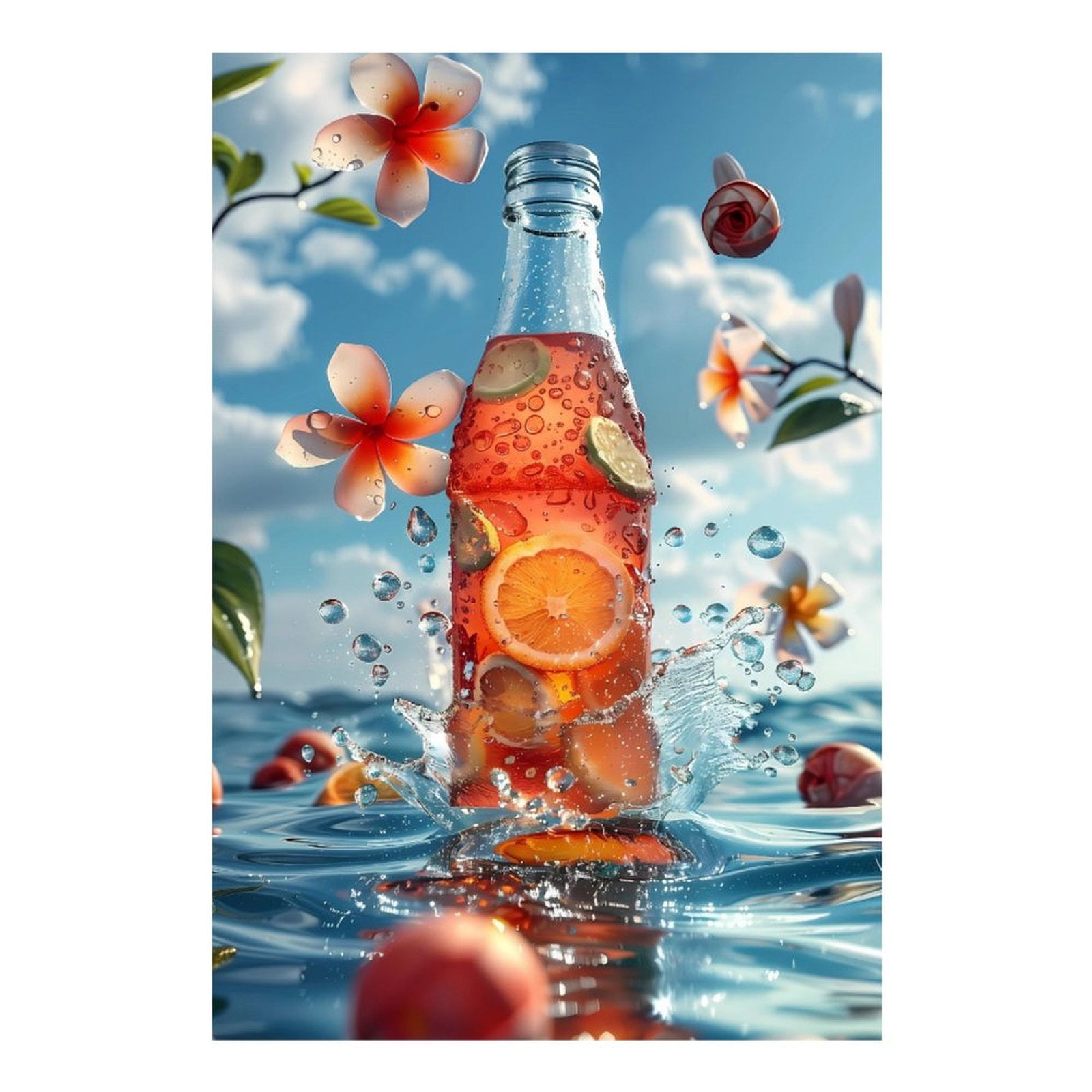 Diamond Art Kits for Adults - Refreshing Citrus Splash DIY Frameless ...