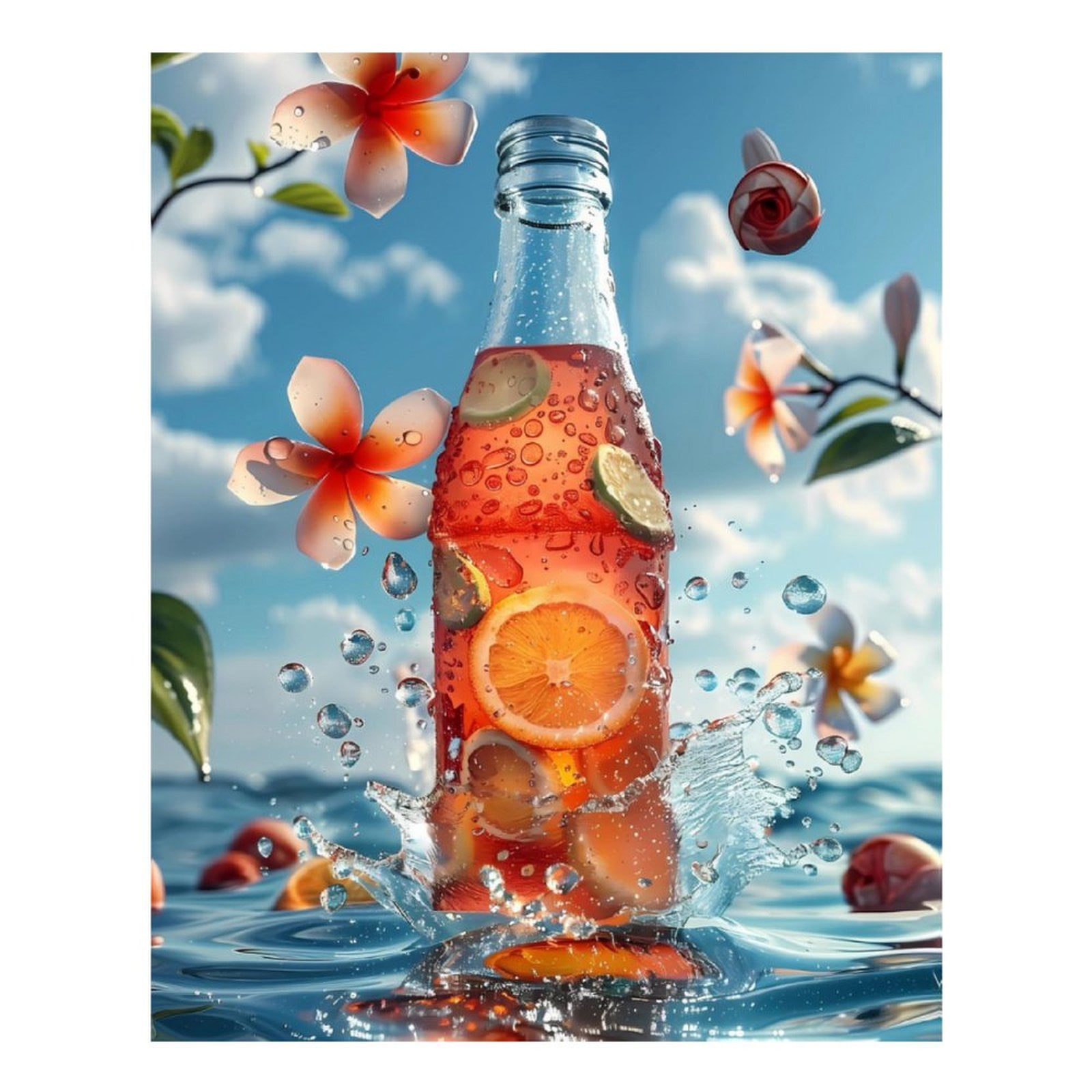 Diamond Art Kits for Adults, Refreshing Citrus SplashDiamond Painting ...