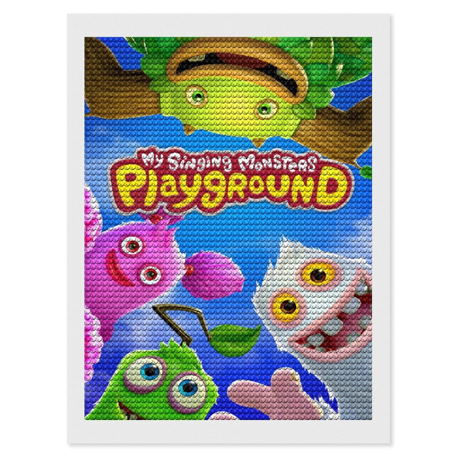 Diamond Art Kits for Adults - My Singing Monsters Full Drill Diamond ...