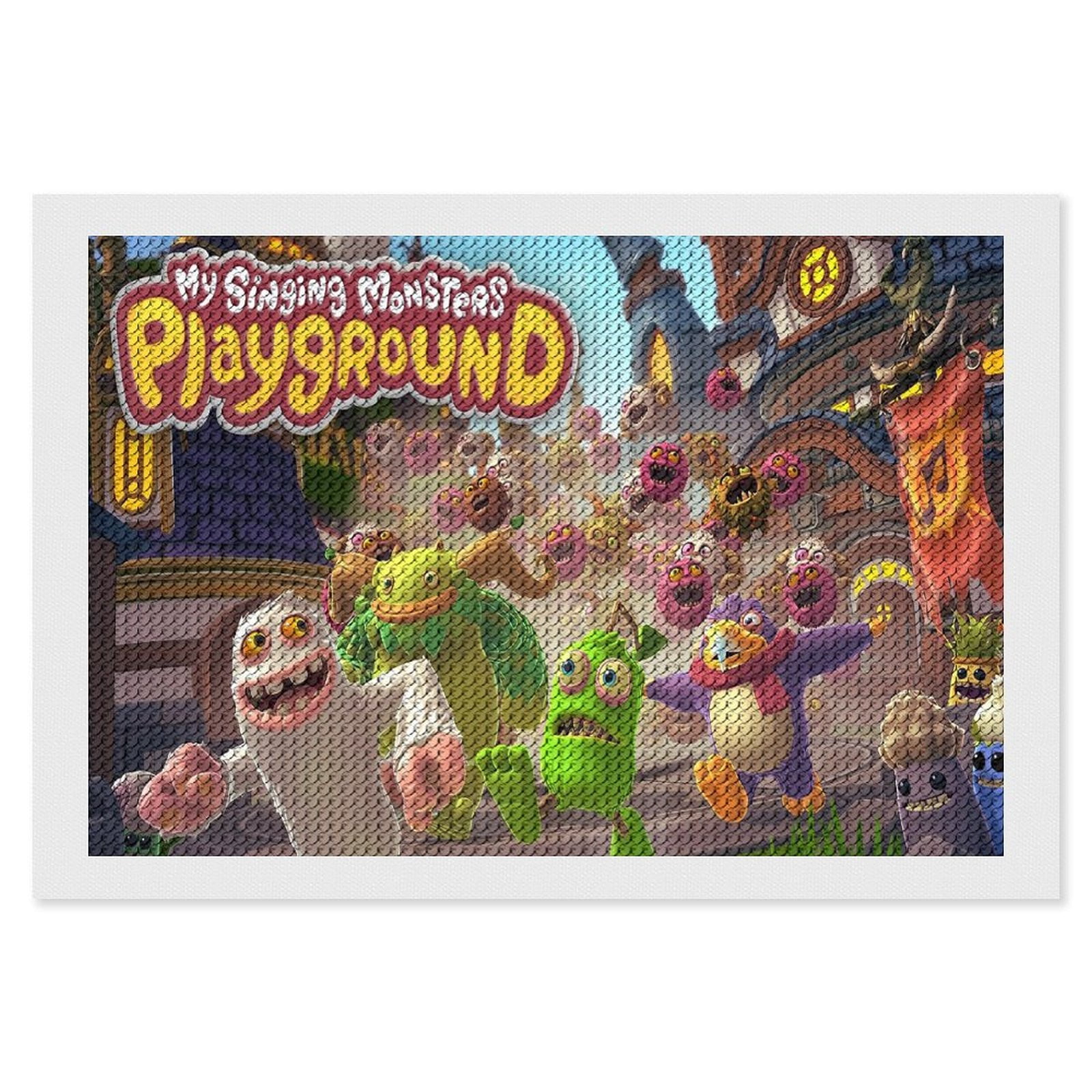 Diamond Art Kits for Adults - My Singing Monsters Full Drill Diamond ...