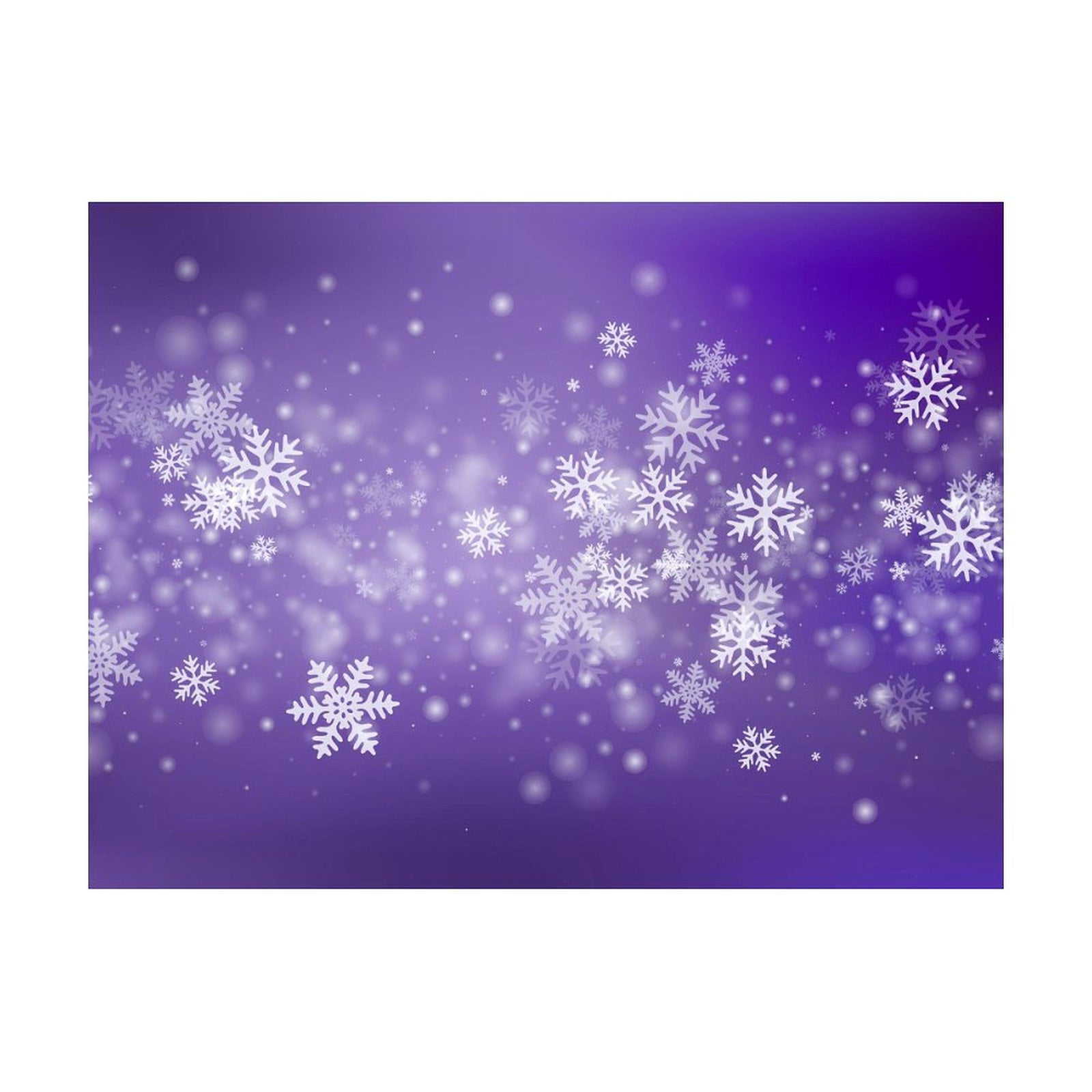 Diamond Art Kits for Adults - Snowfall Sky White Purple DIY Diamond ...
