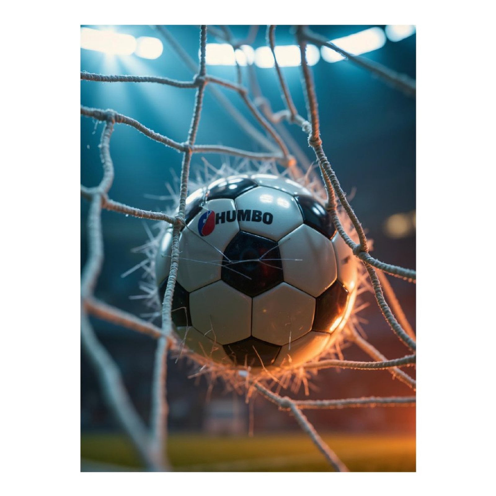 Diamond Art Kits for Adults, Soccer Ball In Net With Lights 5D Diamond ...