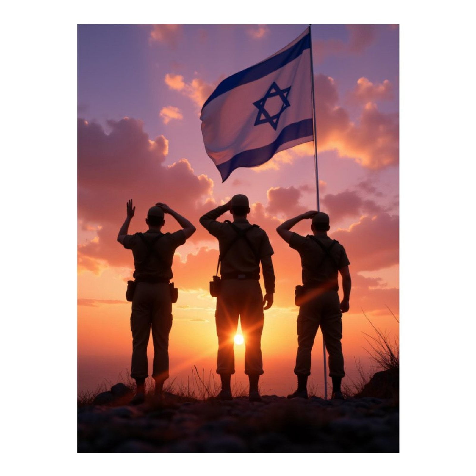 Diamond Art Kits for Adults, Soldiers Saluting Flag Sunrise 5D Diamond ...