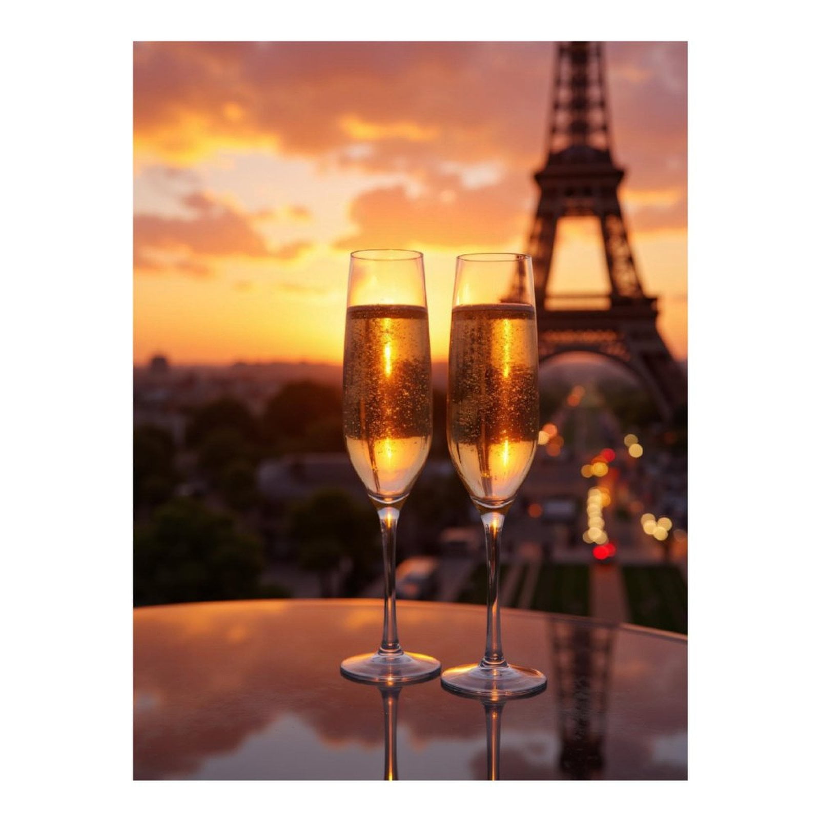 Diamond Art Kits for Adults - Sunset Toast Eiffel Romance 5d Diamond ...