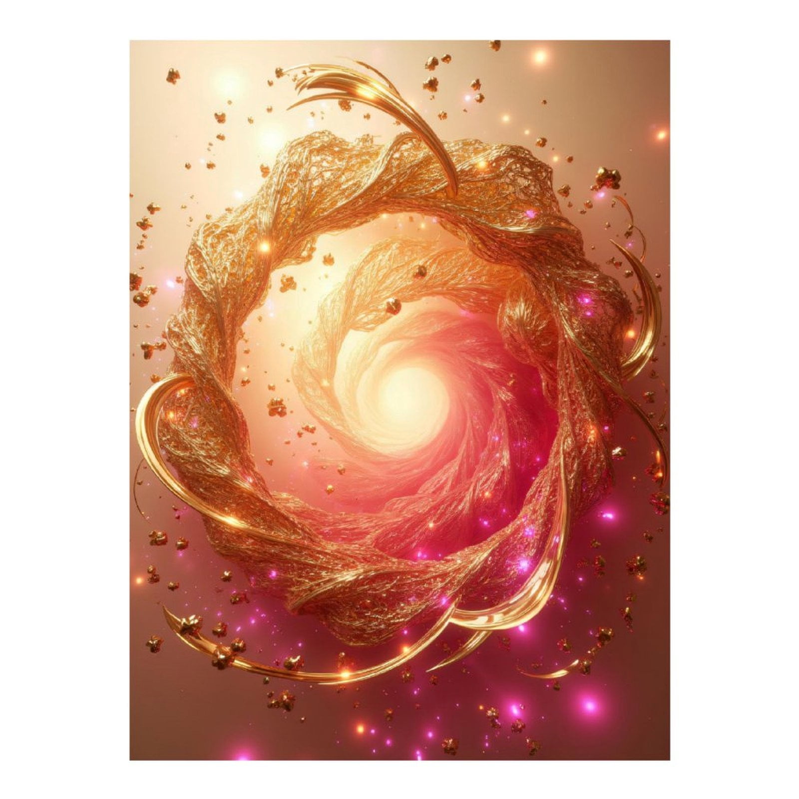 Diamond Art Kits for Adults - Swirling Light Vortex Abstract Energy 5d ...