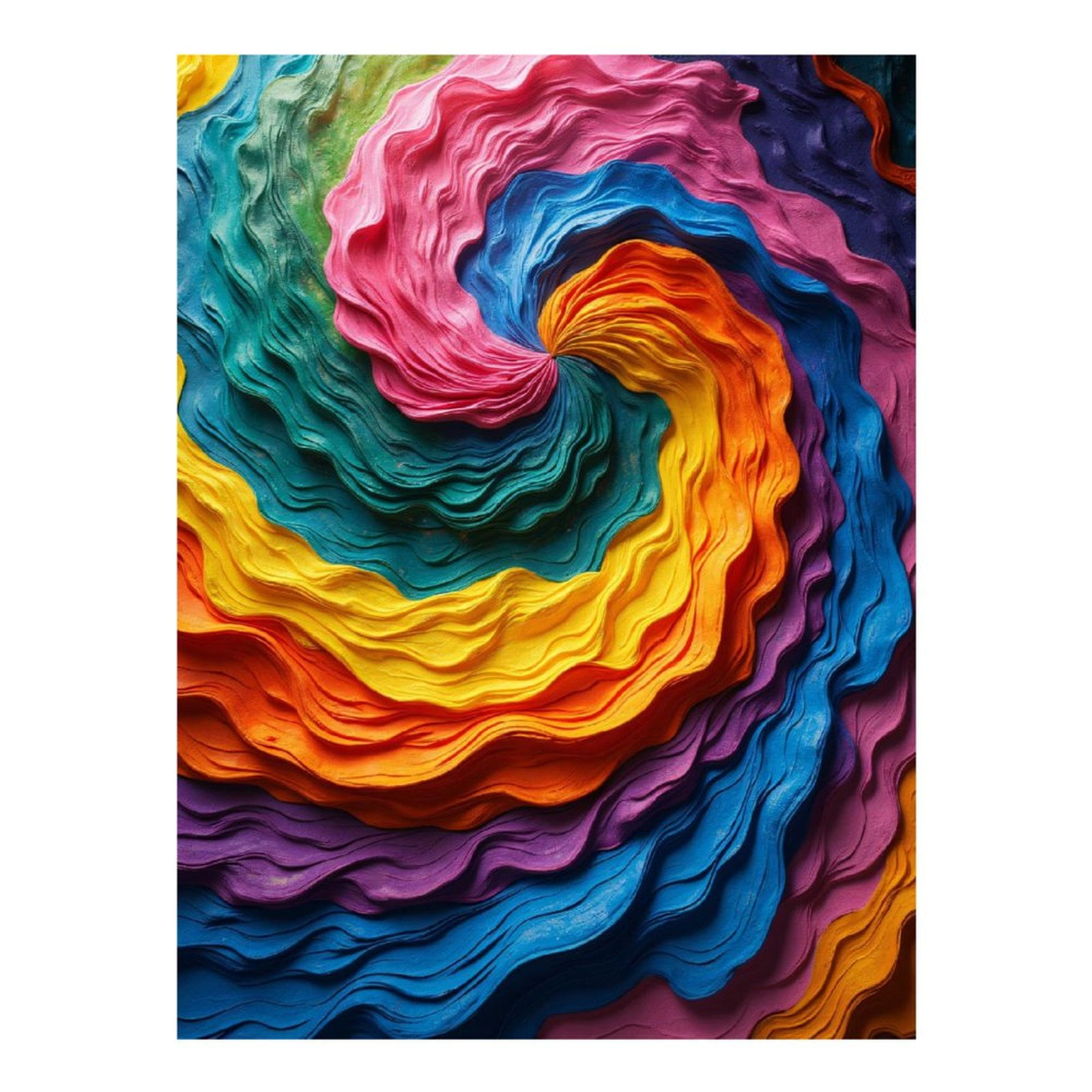 Diamond Art Kits for Adults, Swirling Vibrant Color Layers Art 5D ...