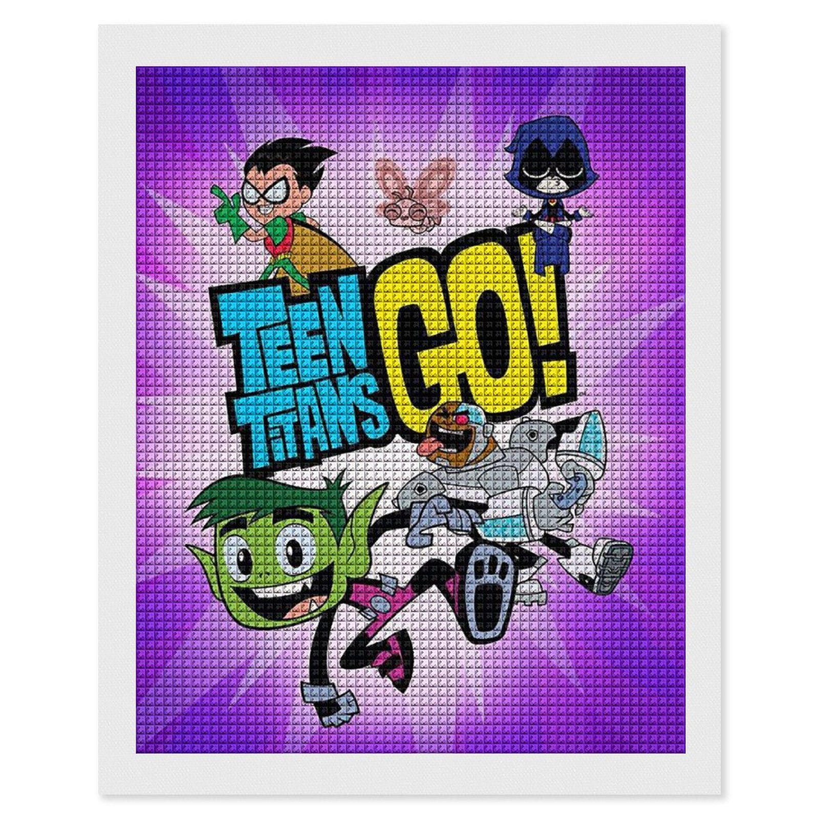 Diamond Art Kits for Adults Teen Titans Go 5D Diamond Art Kits for ...