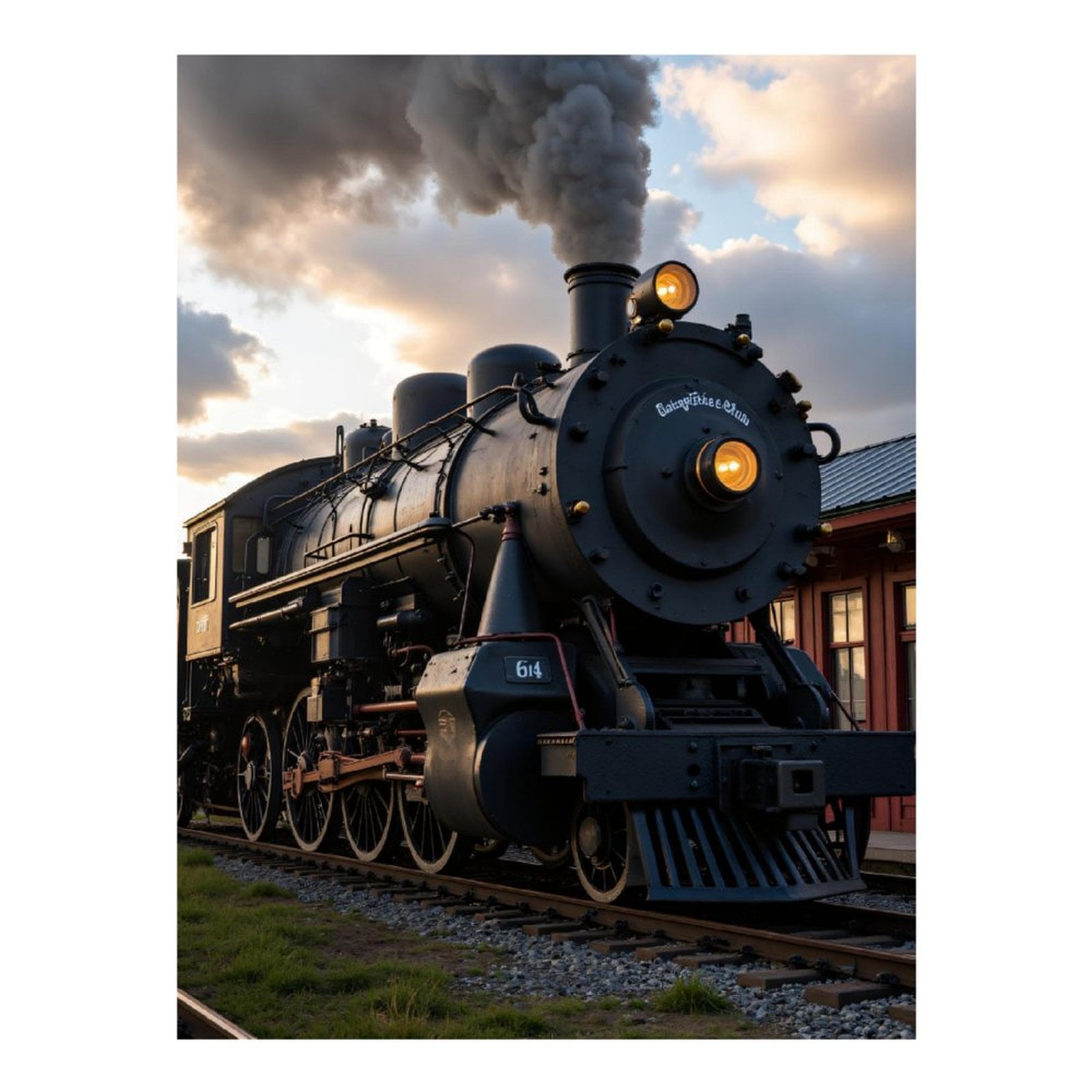 Diamond Art Kits for Adults, Train Locomotive Vintage 5D Diamond ...