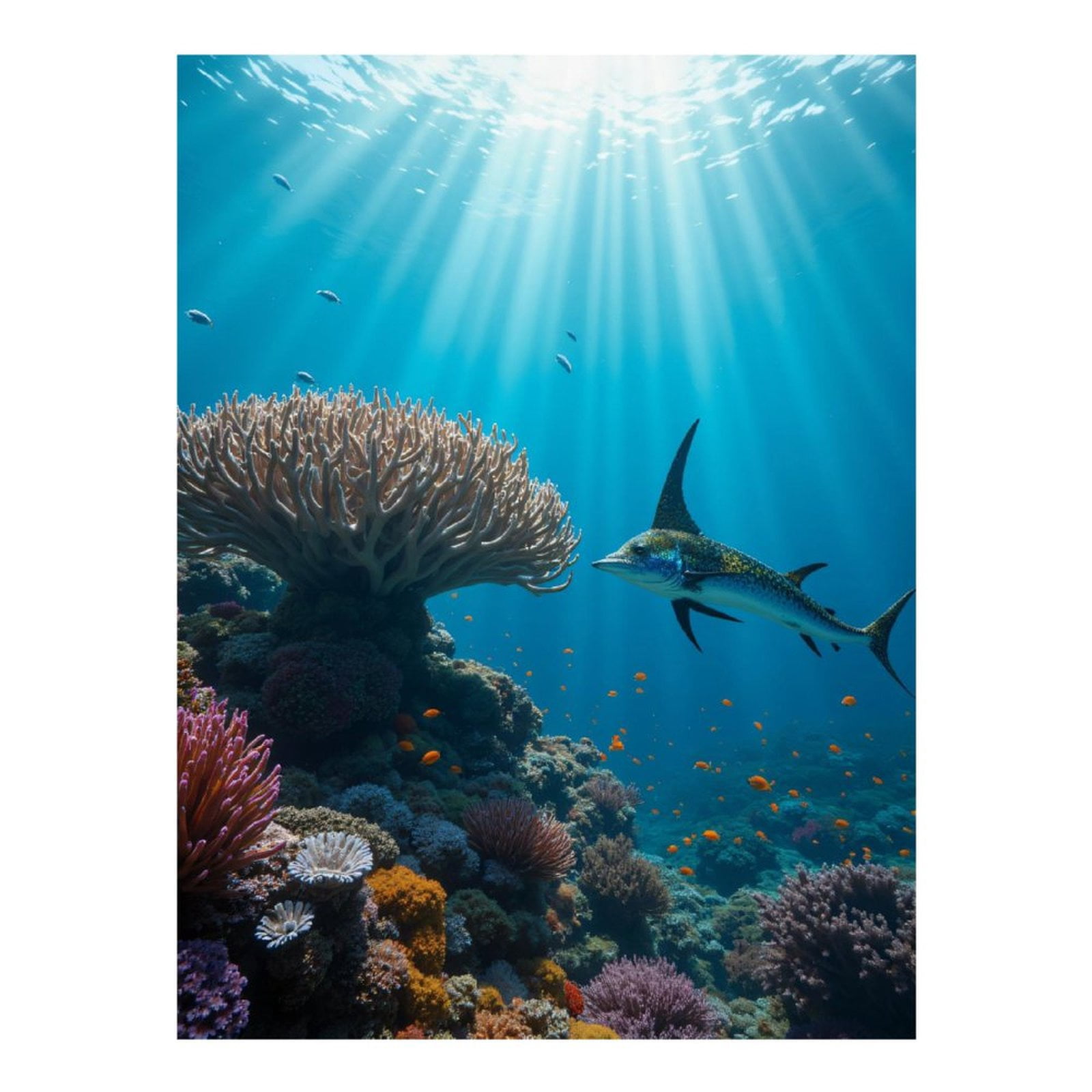 Diamond Art Kits for Adults - Underwater Coral Reef Fish Scene 5d ...