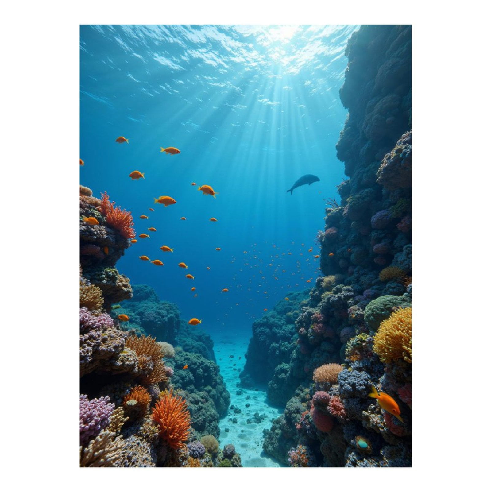 Diamond Art Kits for Adults, Underwater Coral Reef Marine Life 5D ...