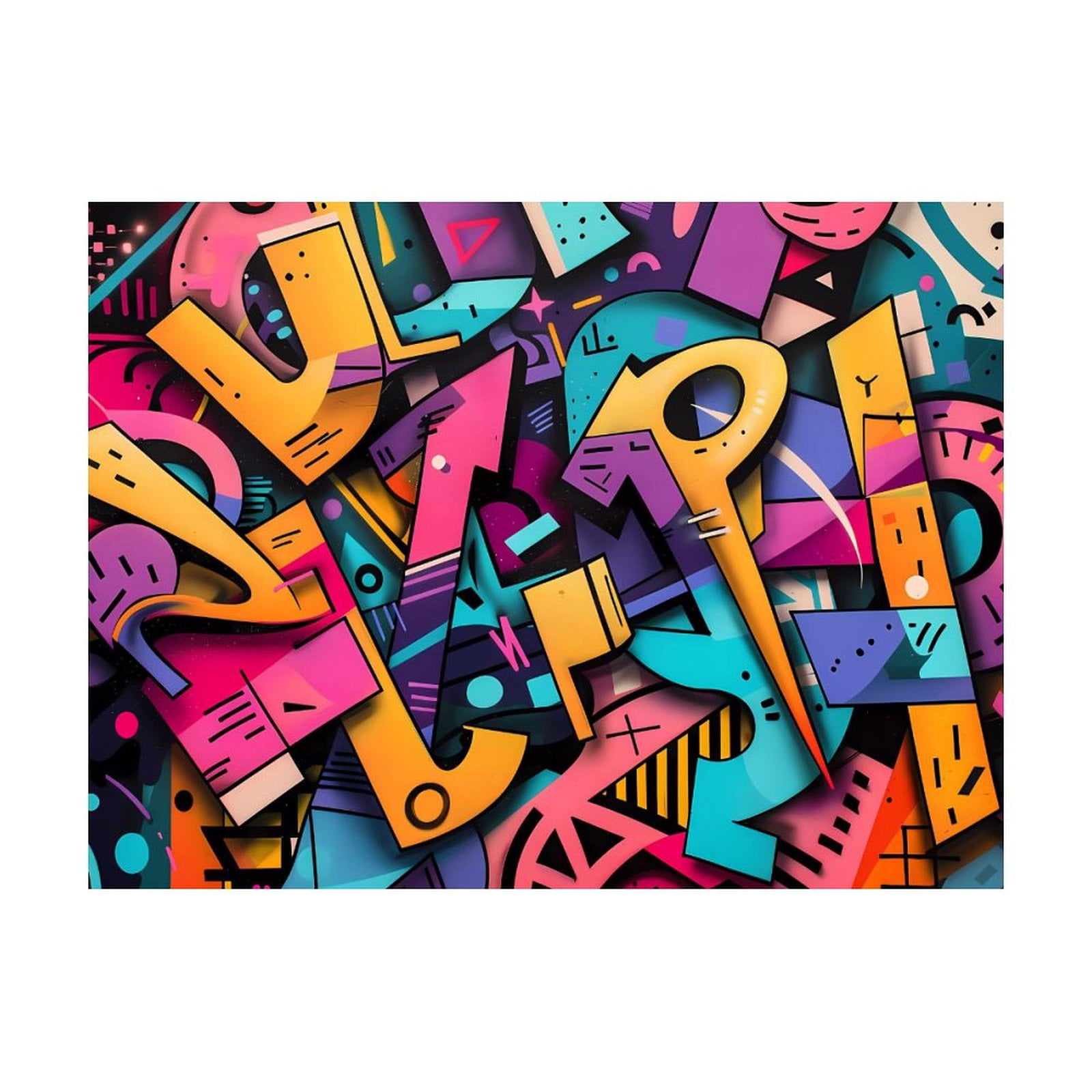 Diamond Art Kits for Adults, Vibrant Graffiti Urban ArtDiamond Painting ...
