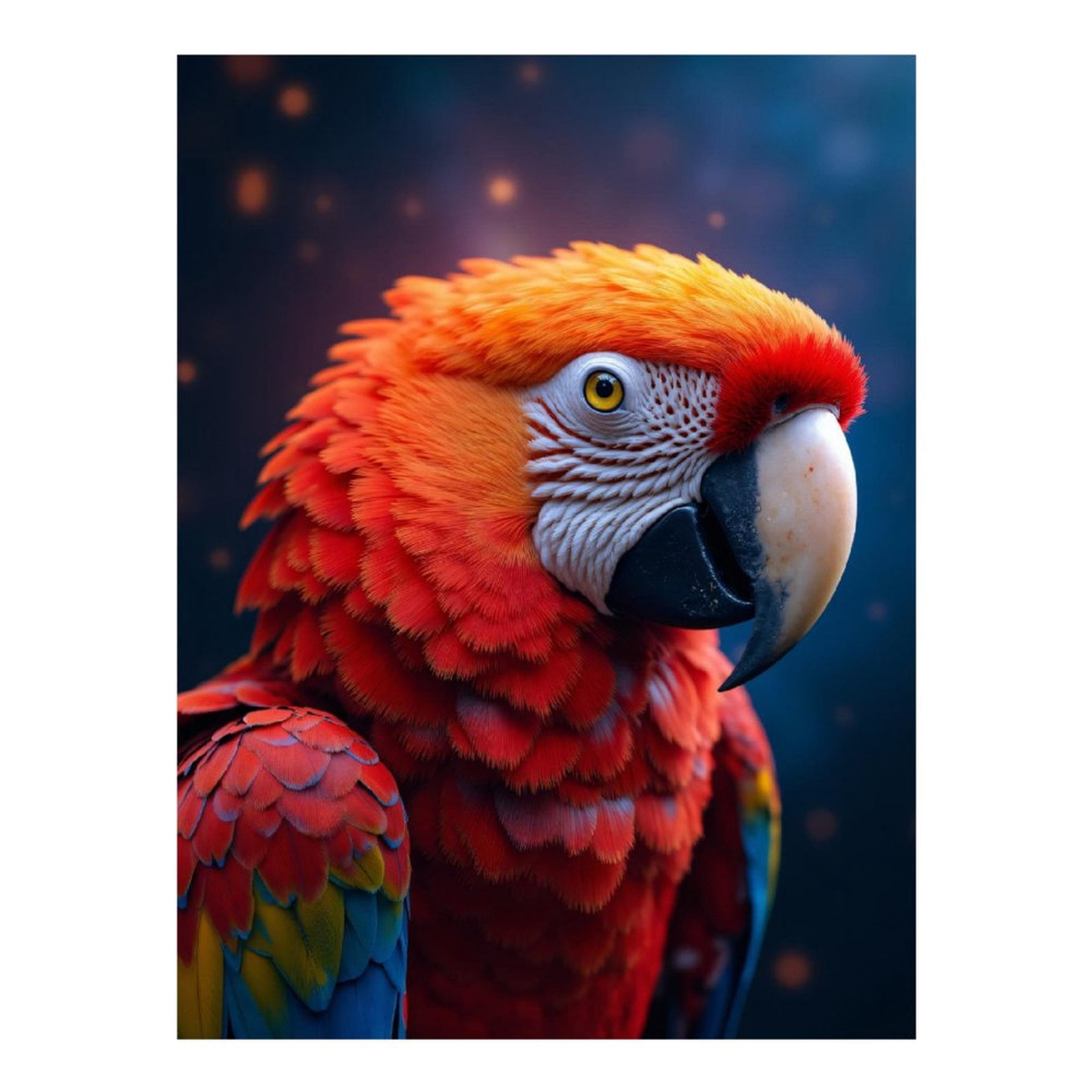 Diamond Art Kits for Adults - Vibrant Scarlet Macaw Portrait 5d Diamond ...
