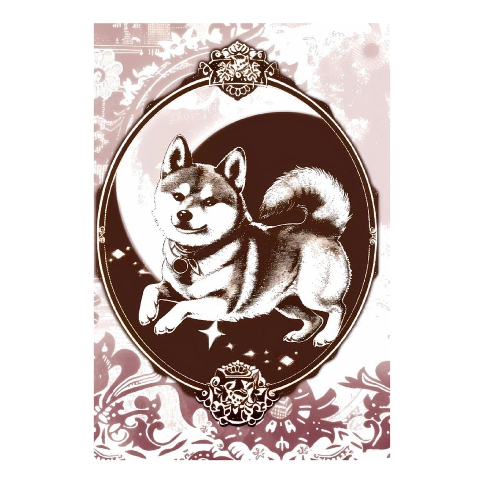Diamond Art Kits for Adults, Vintage Husky Dog Round Full Drill Diamond ...