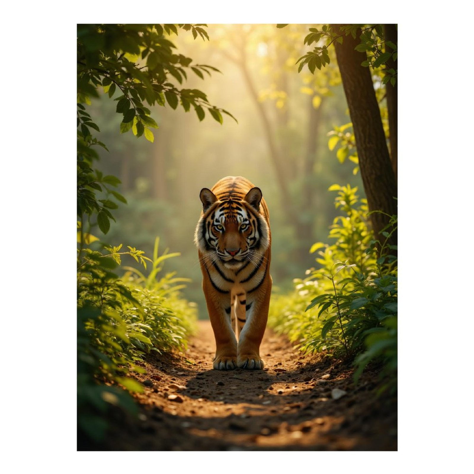 Diamond Art Kits for Adults, Wildlife Jungle Tiger Pathway Walk 5D ...