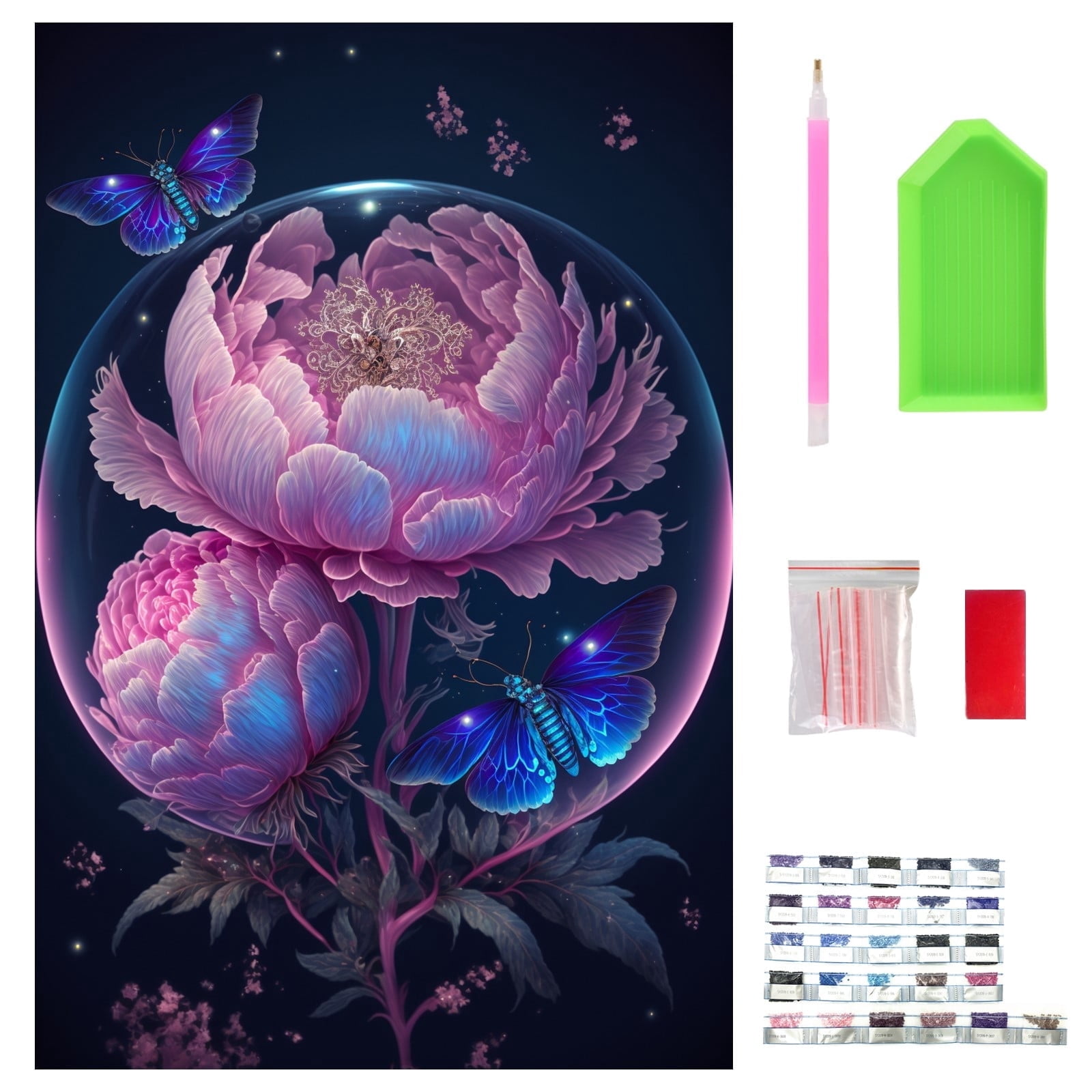 Diamond Art Kits for Adults - Beach Love Diamond Gem Art, DIY Full ...