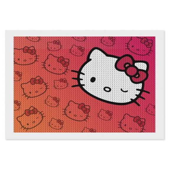 Diamond Art Kits for Adults Hello Kitty Diamond Art Gem Art Painting ...