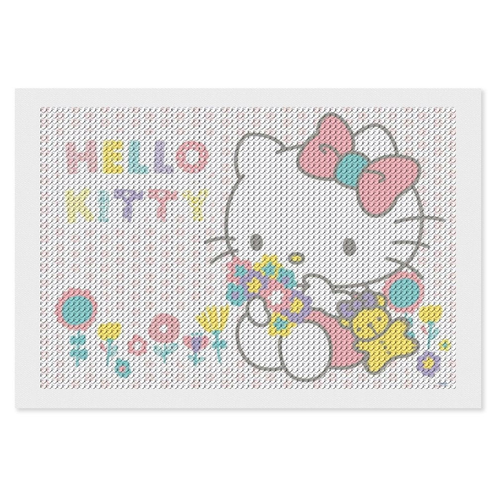 Diamond Art Kits for Adults Hello Kitty Diamond Art Gem Art Painting ...