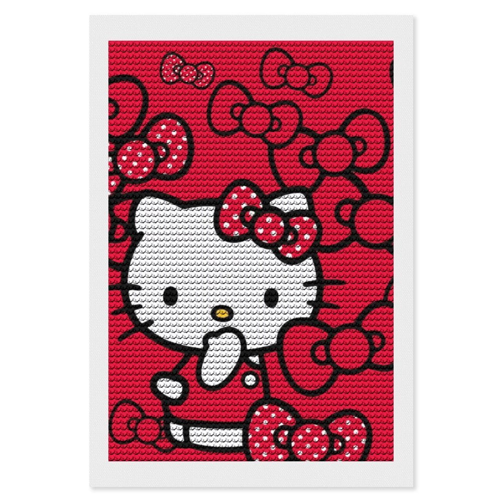 Diamond Art Kits for Adults Hello Kitty Diamond Art Gem Art Painting ...