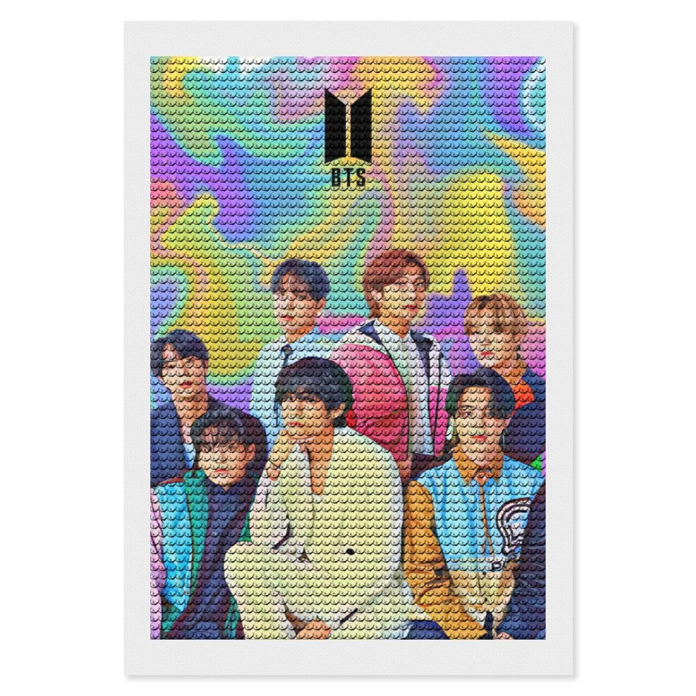 Diamond Art Kits for Adults Kpop BTS Diamond Art Gem Art Painting Full ...