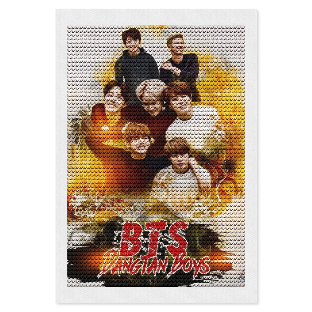 Diamond Art Kits for Adults Kpop BTS Diamond Art Gem Art Painting Full ...