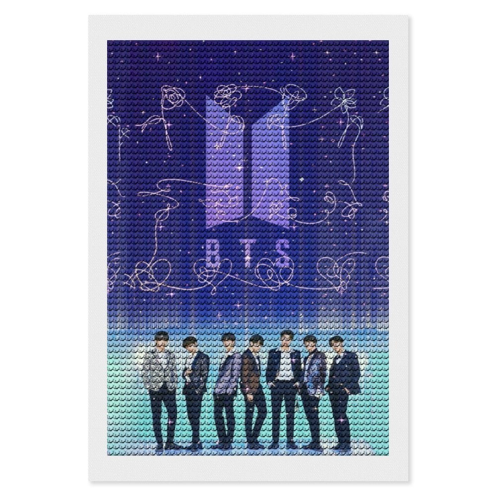 Diamond Art Kits for Adults Kpop BTS Diamond Art Gem Art Painting Full ...